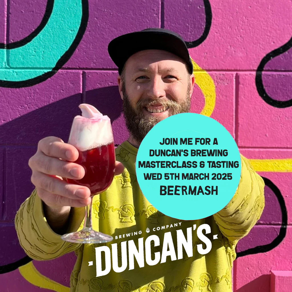 Duncan's Brewing (NZ) Masterclass & Tasting – Beermash