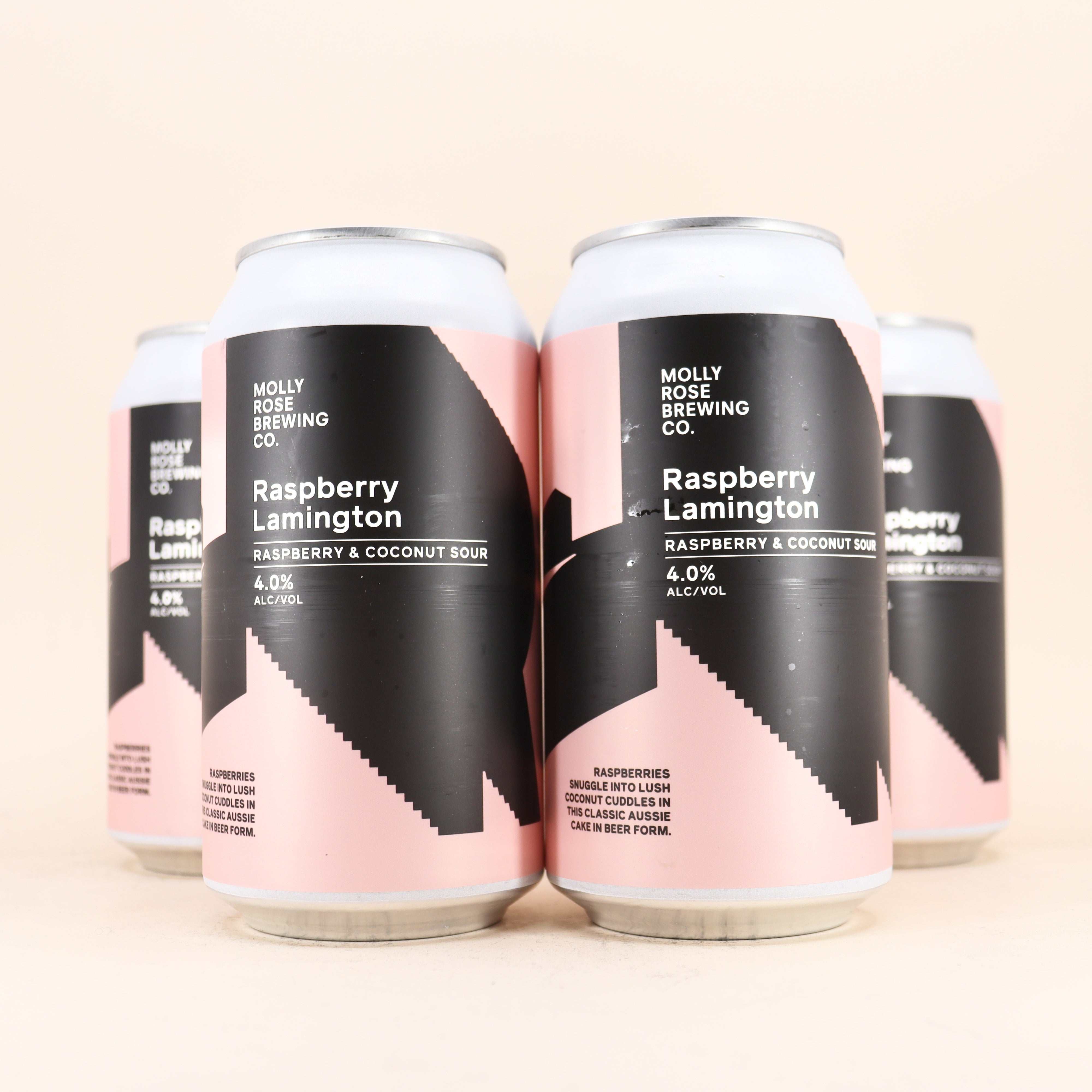 Molly Rose Raspberry Coconut Cream Sour Can 375ml 4 Pack – Beermash
