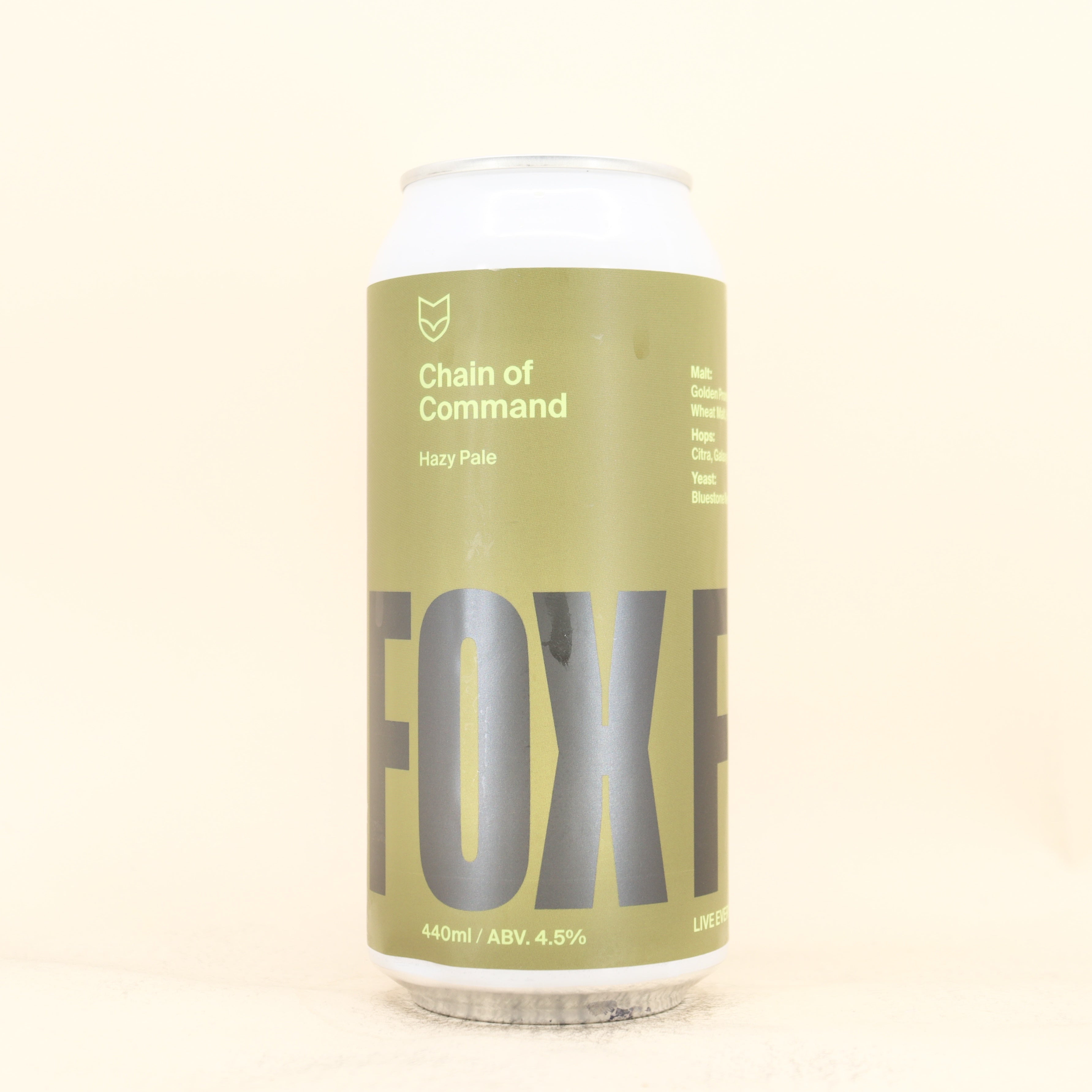 Fox Friday Chain Of Command Hazy Pale Can 440ml – Beermash