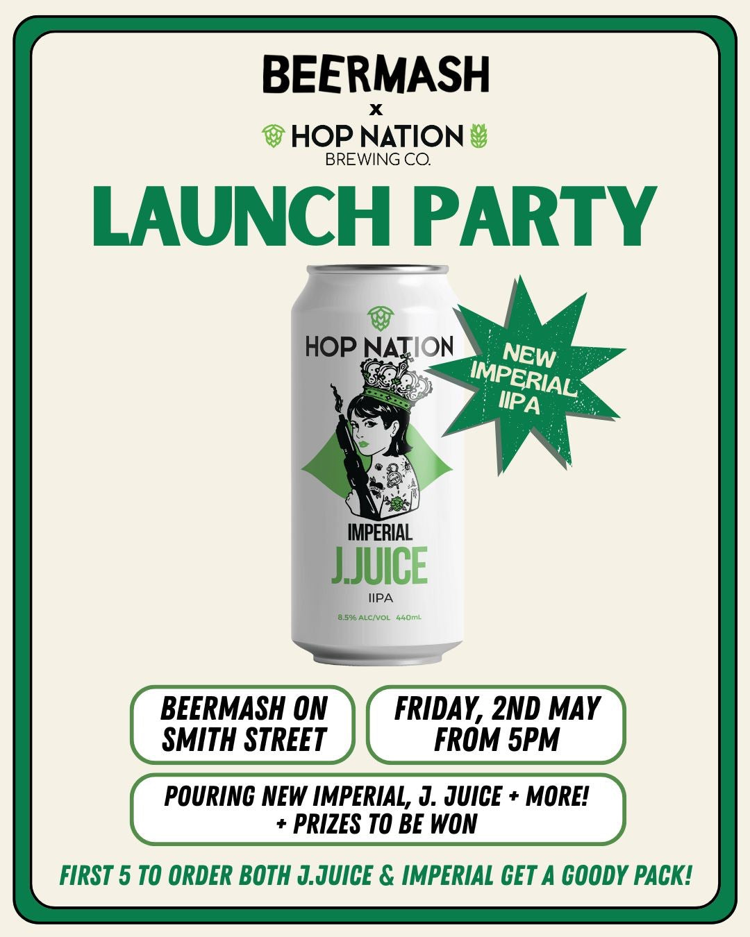Imperial J-Juice Launch Party – Beermash