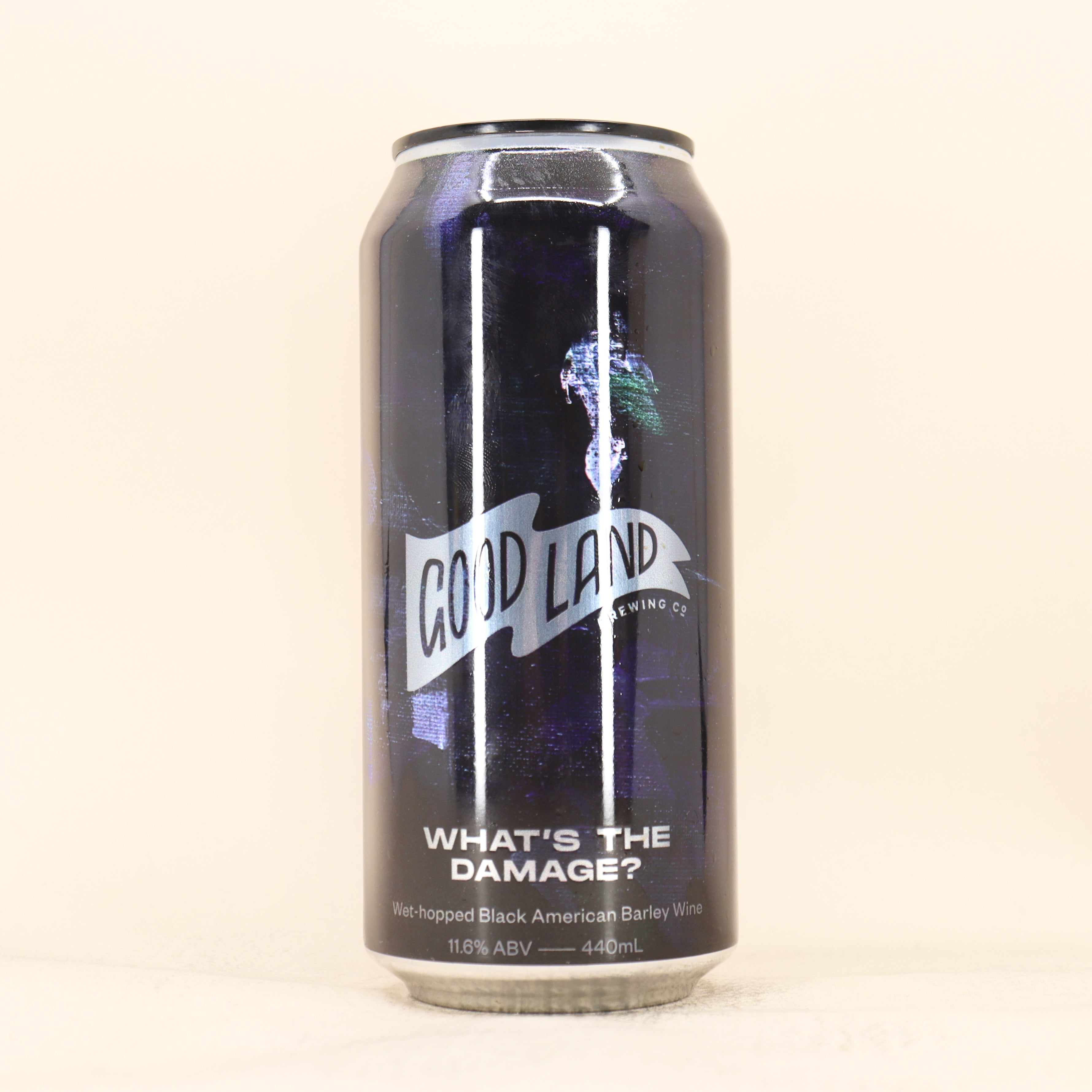 Good Land What’s The Damage Wet Hopped Barley Wine Can 440ml – Beermash
