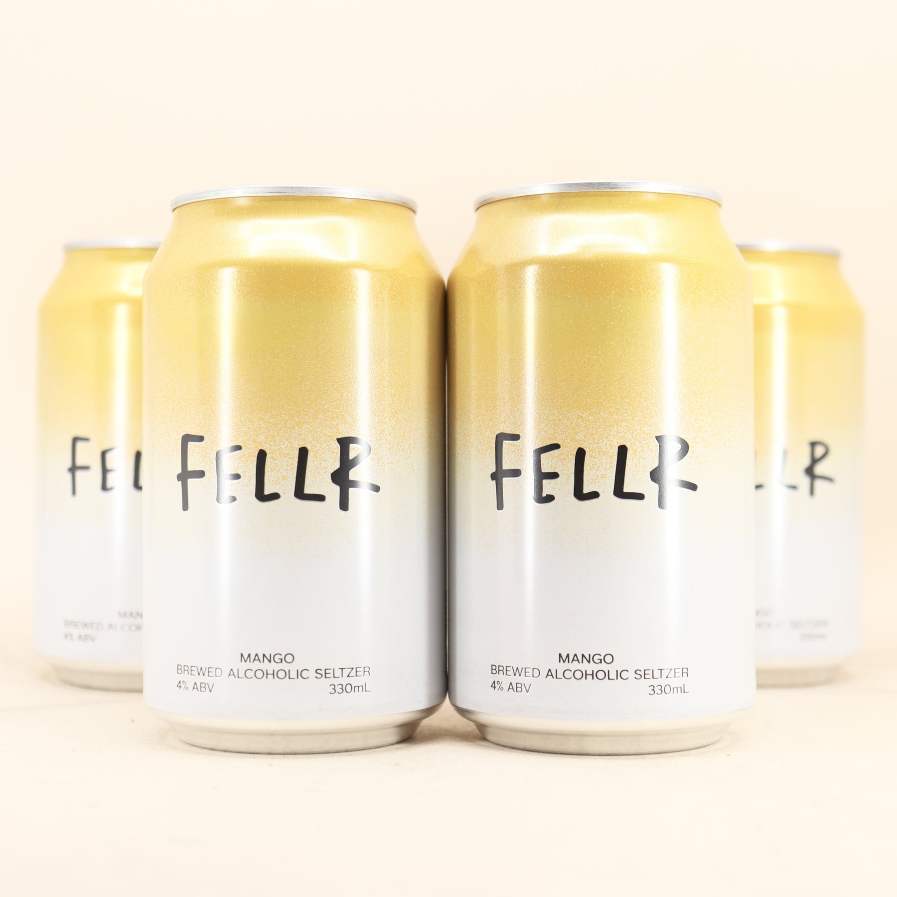 Fellr Mango Seltzer Can 330ml 4 Pack – Beermash