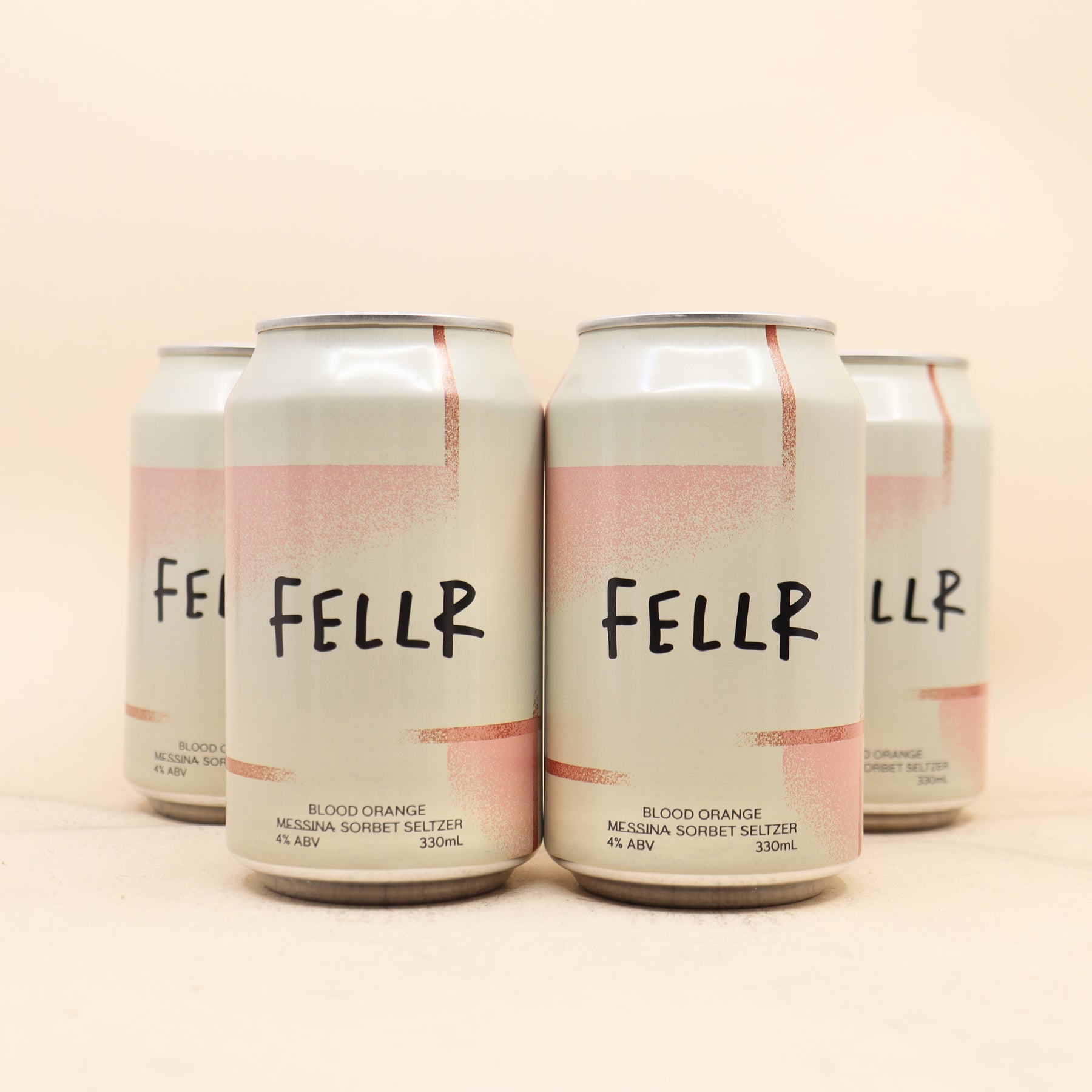 Fellr x Messina Blood Orange Seltzer Can 330ml 4 Pack – Beermash
