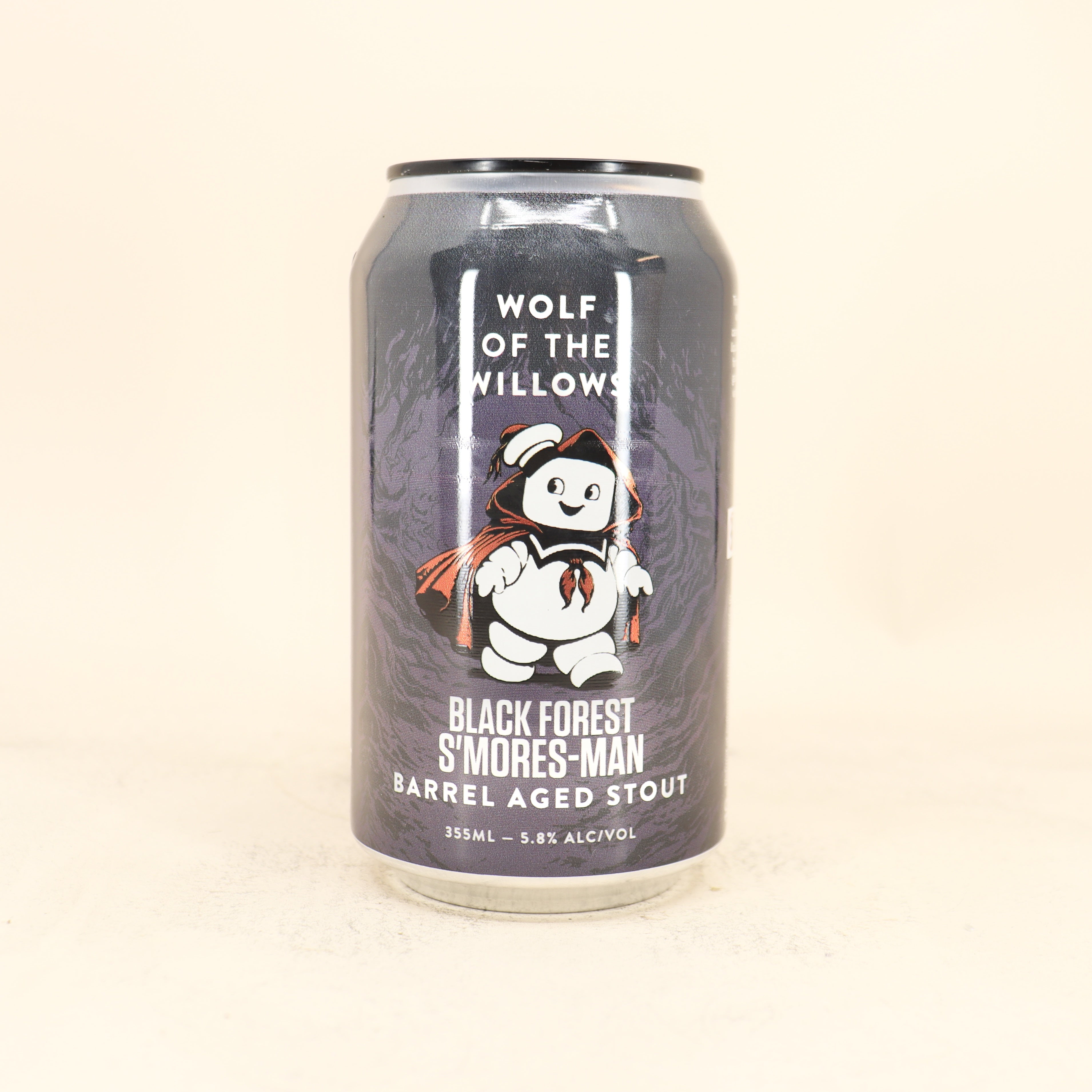 Wolf of the Willows Black Forest S’mores-Man Barrel-Aged Stout Can 355 ...