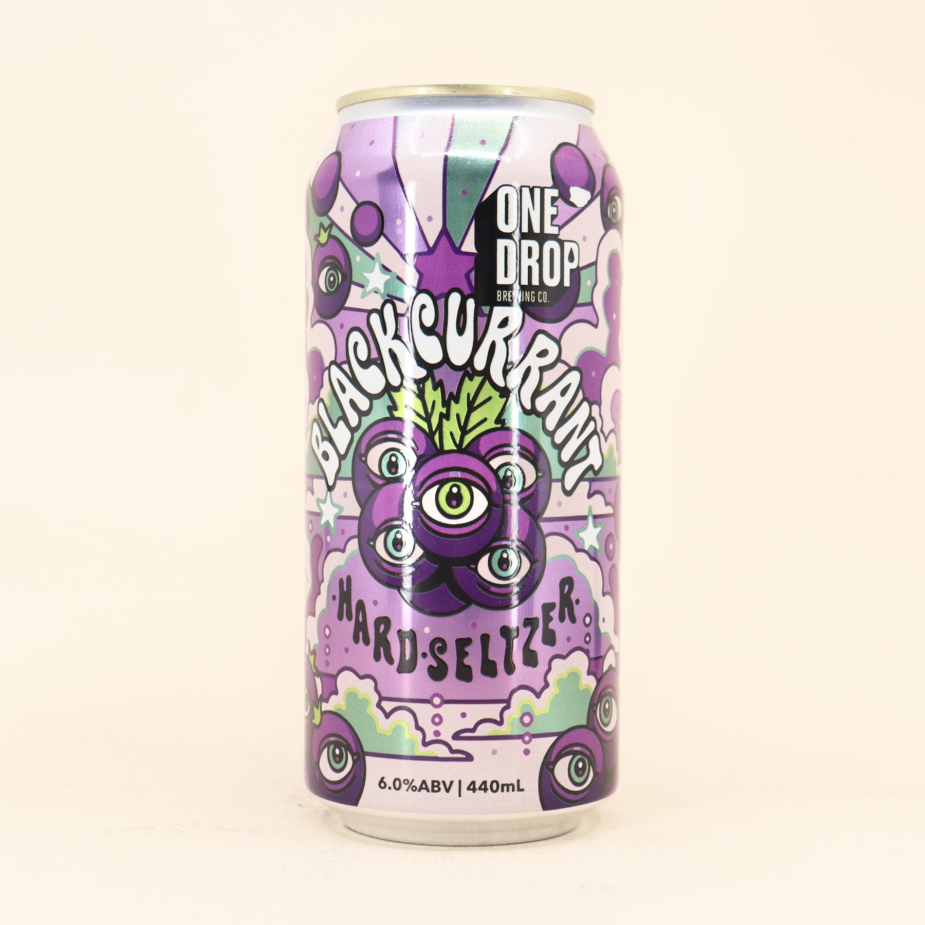 One Drop Blackcurrant Hard Seltzer Can 440ml – Beermash