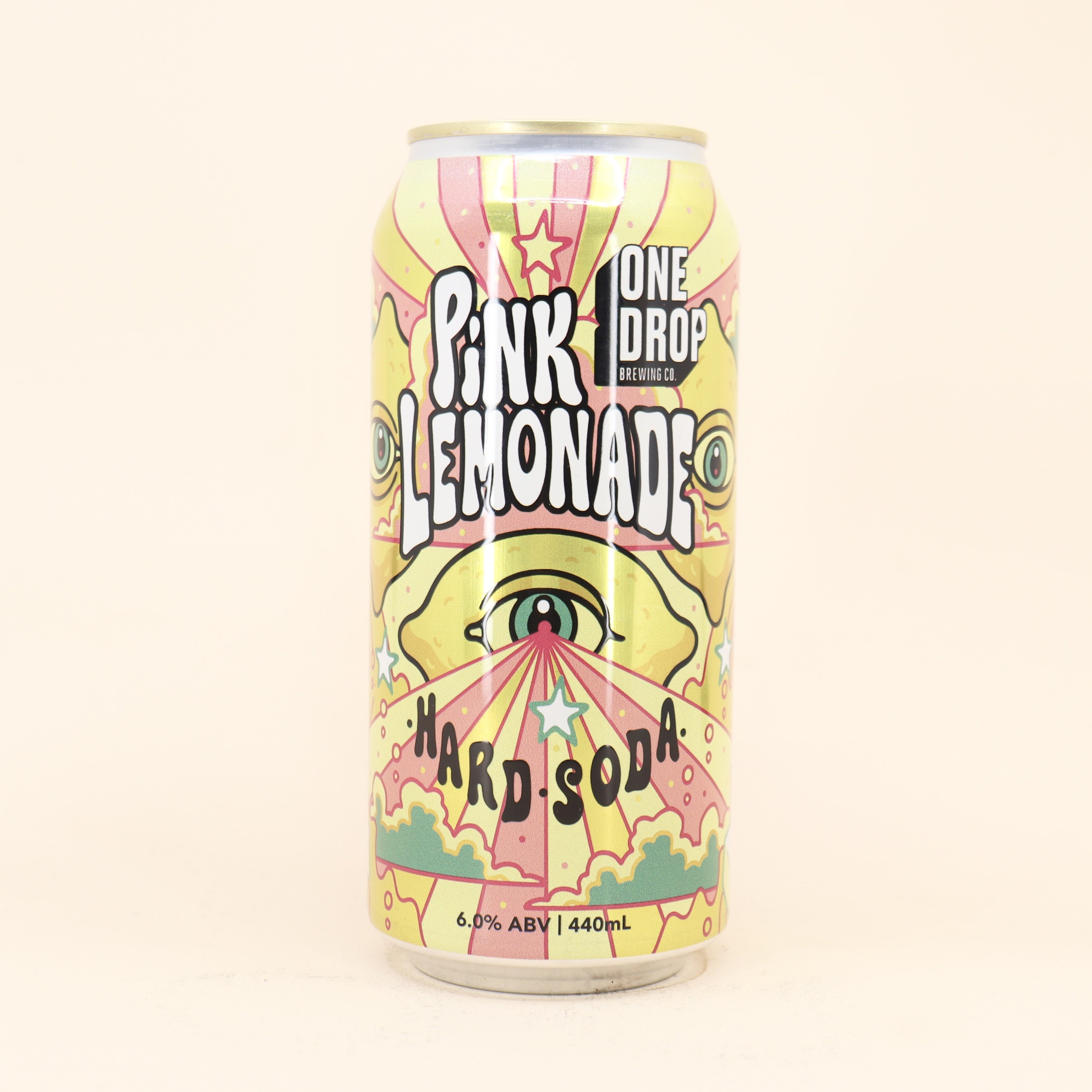 One Drop Pink Lemonade Hard Soda Can 440ml – Beermash