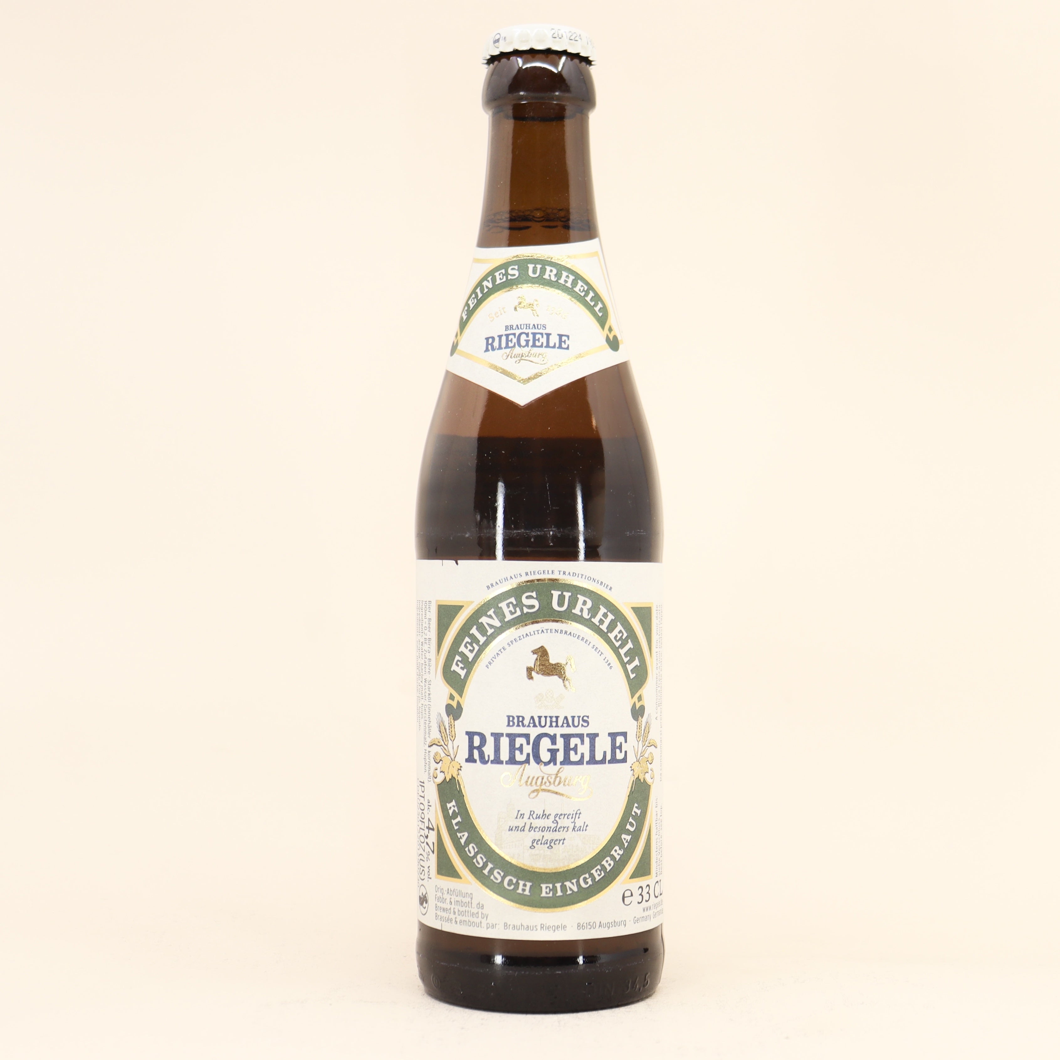 Brauhaus Riegele Feines Urhell Bavarian Lager Bottle 330ml – Beermash