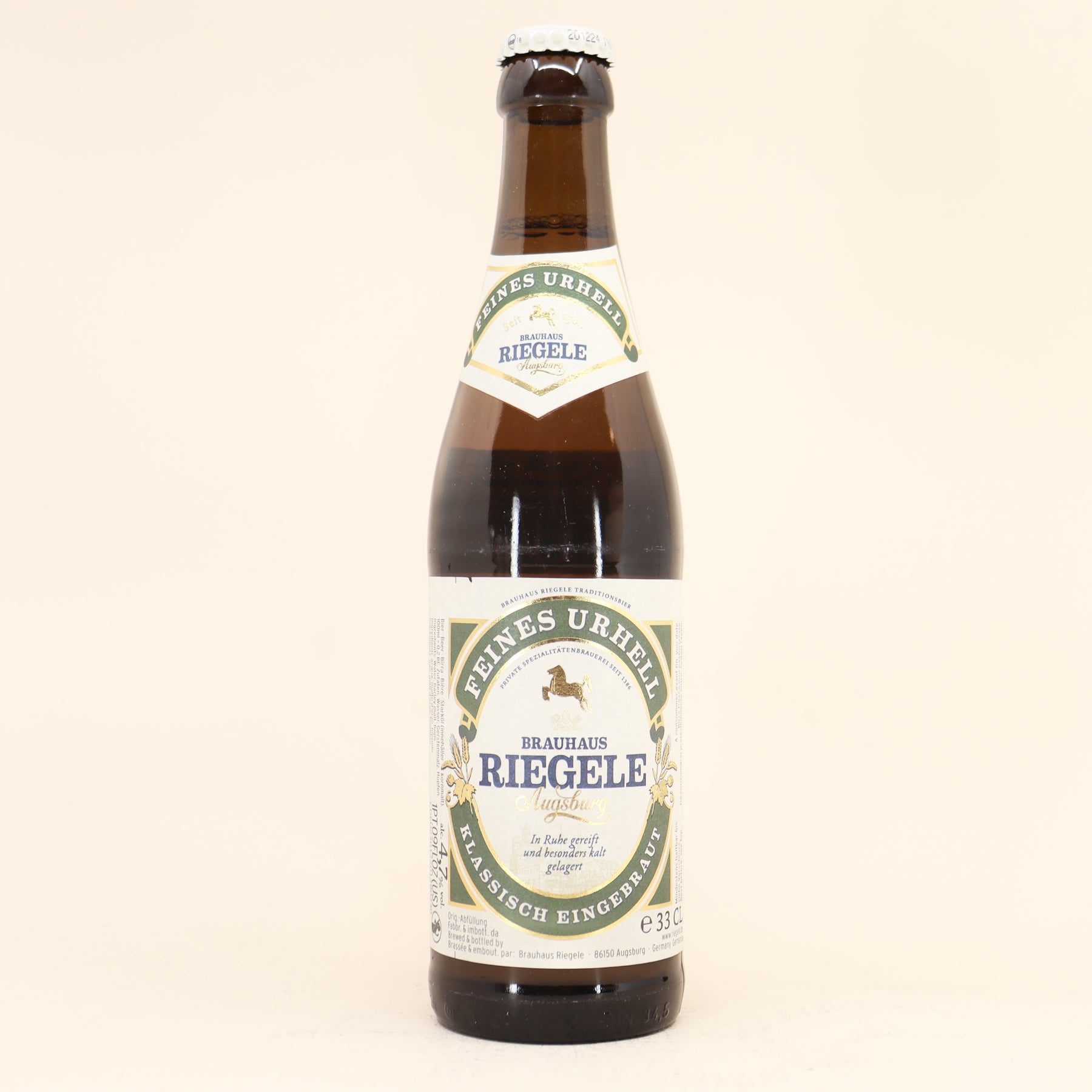 Brauhaus Riegele Feines Urhell Bavarian Lager Bottle 330ml – Beermash