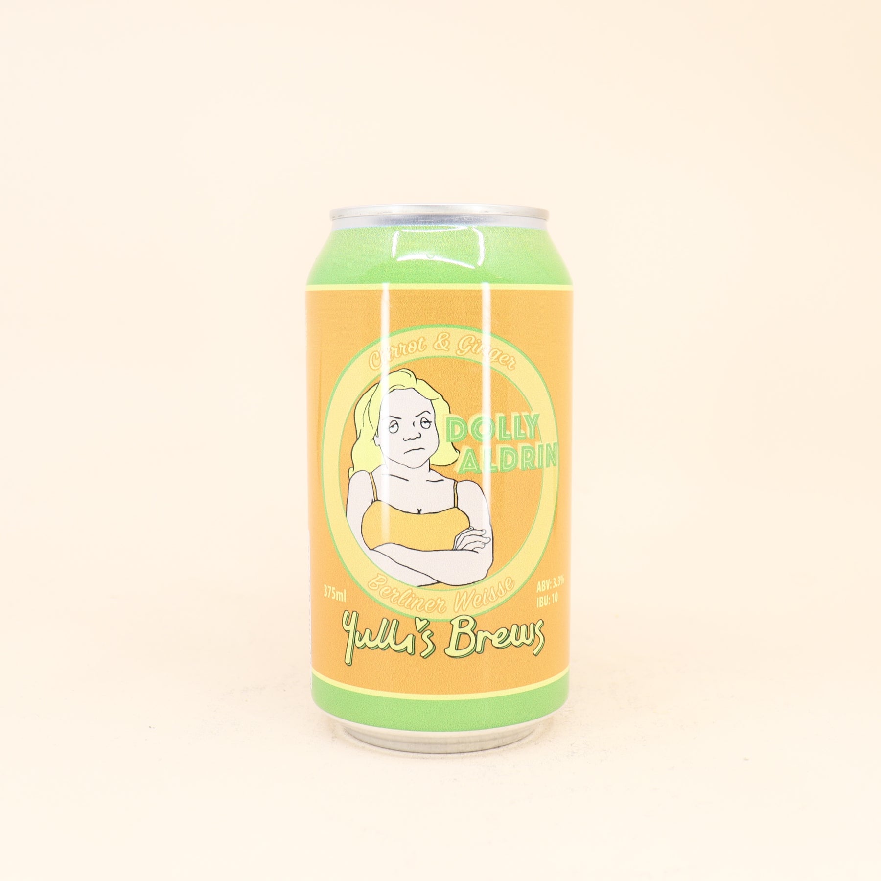 Yulli’s Dolly Aldrin Carrot and Ginger Berliner Weisse Can 375mL – Beermash