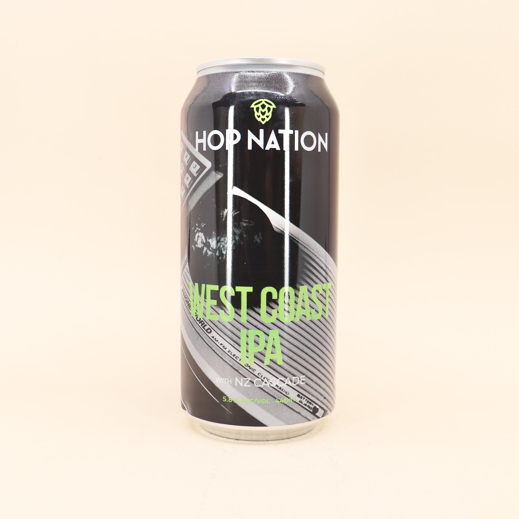 Hop Nation West Coast IPA NZ Cascade Can 440mL – Beermash