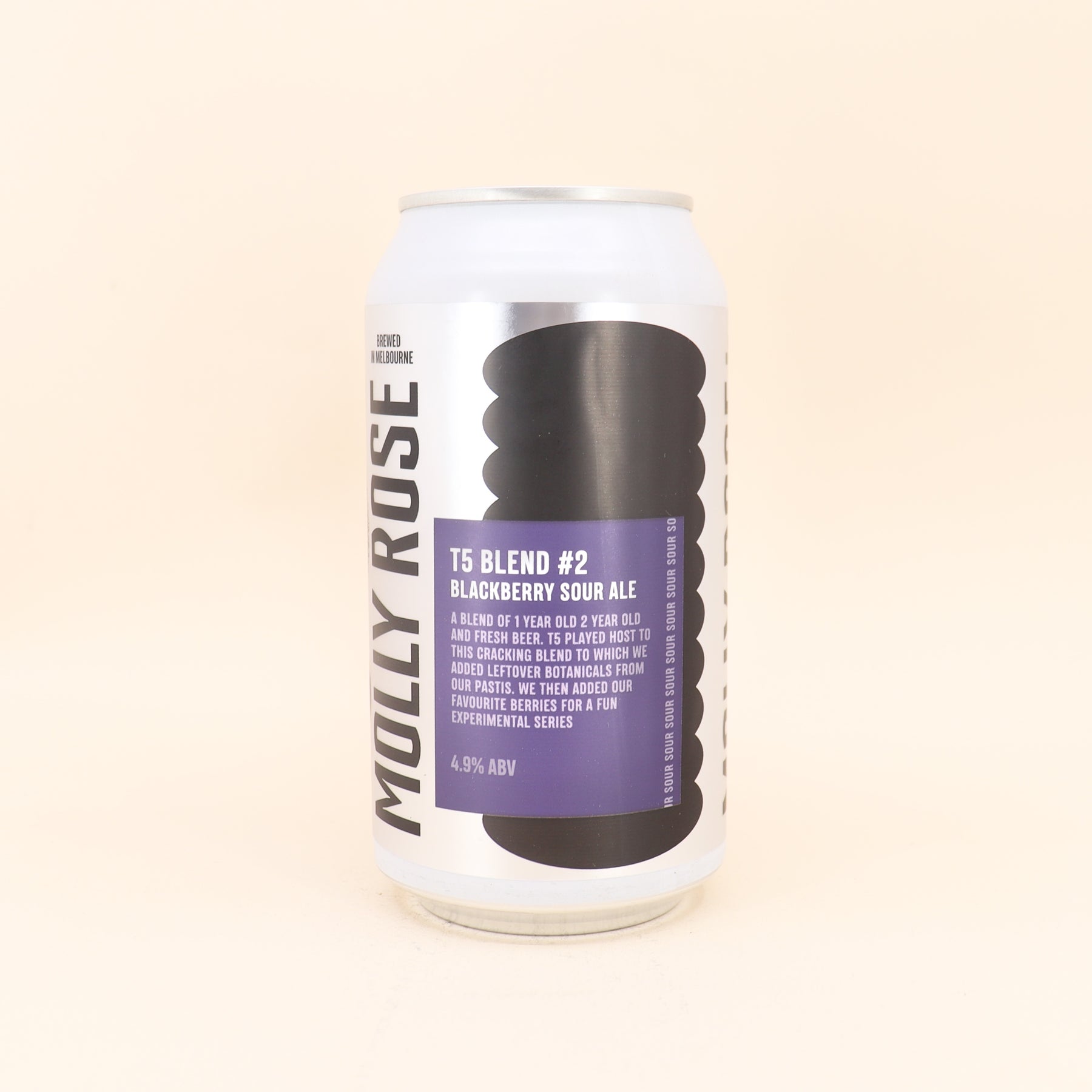 Molly Rose Tank 5 Blend Spiced Sour Ale with Blackberries Can 375mL – Beermash