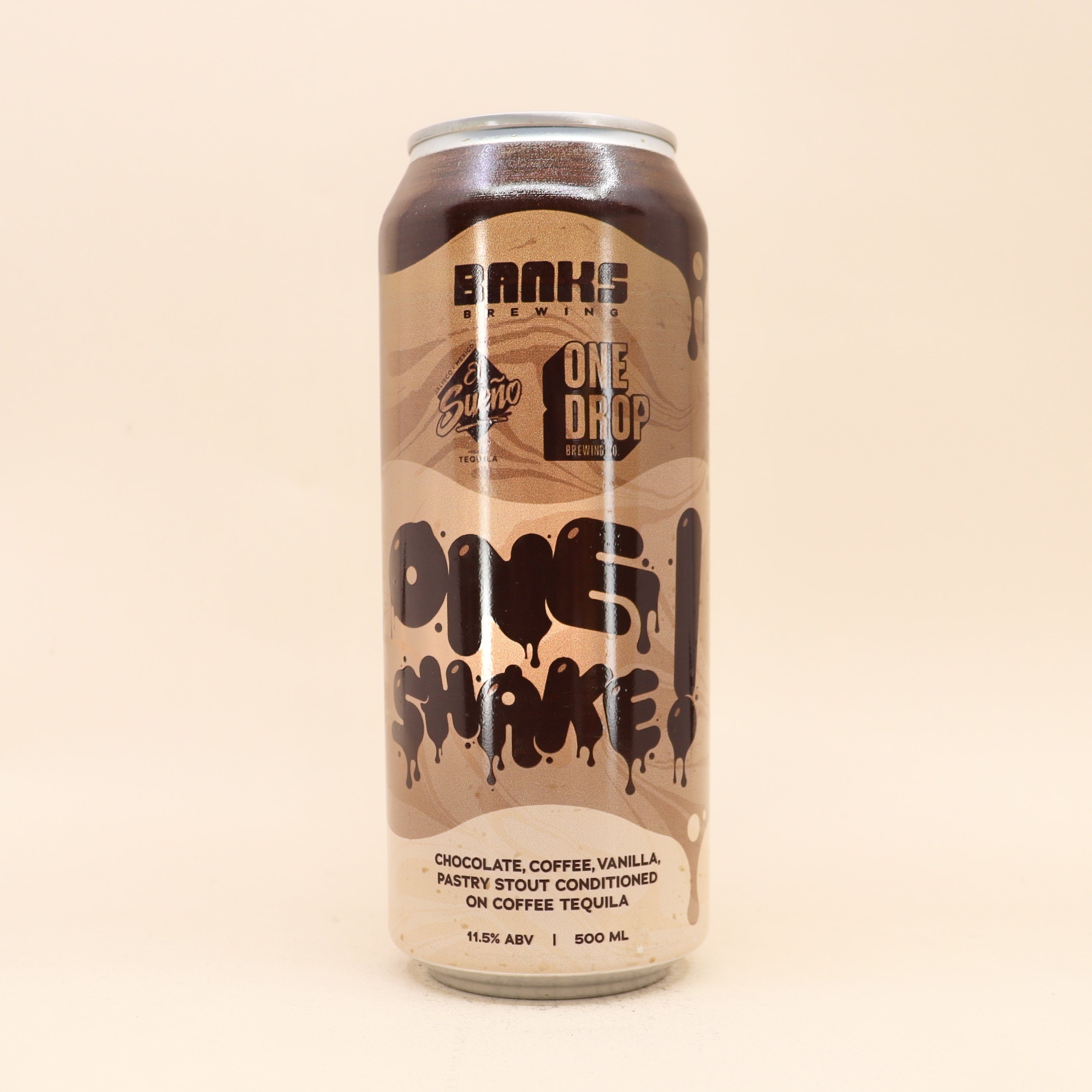 Banks One Shake Pastry Stout Can 500mL – Beermash