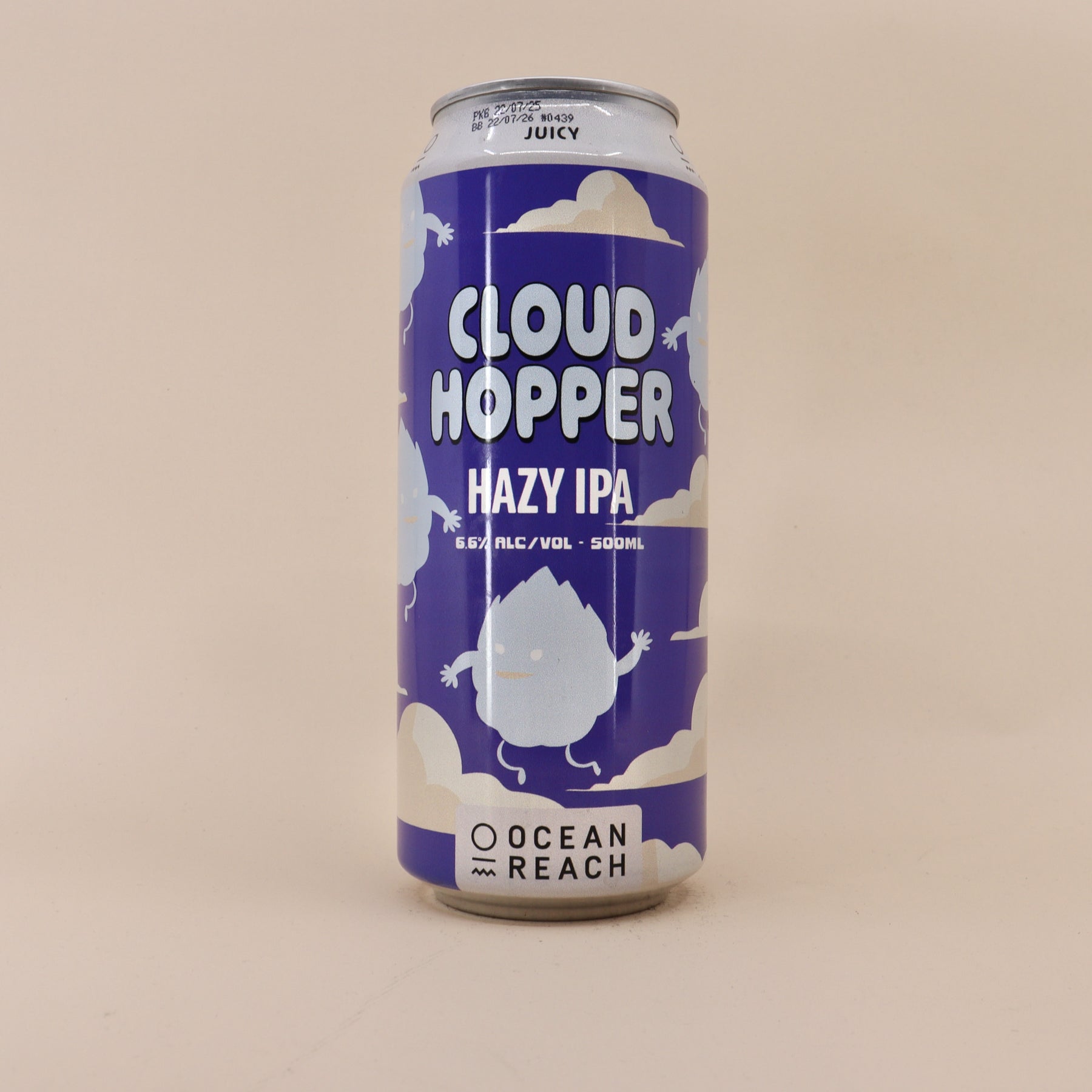 Ocean Reach Cloud Hopper Hazy IPA Can SGL 500ml – Beermash