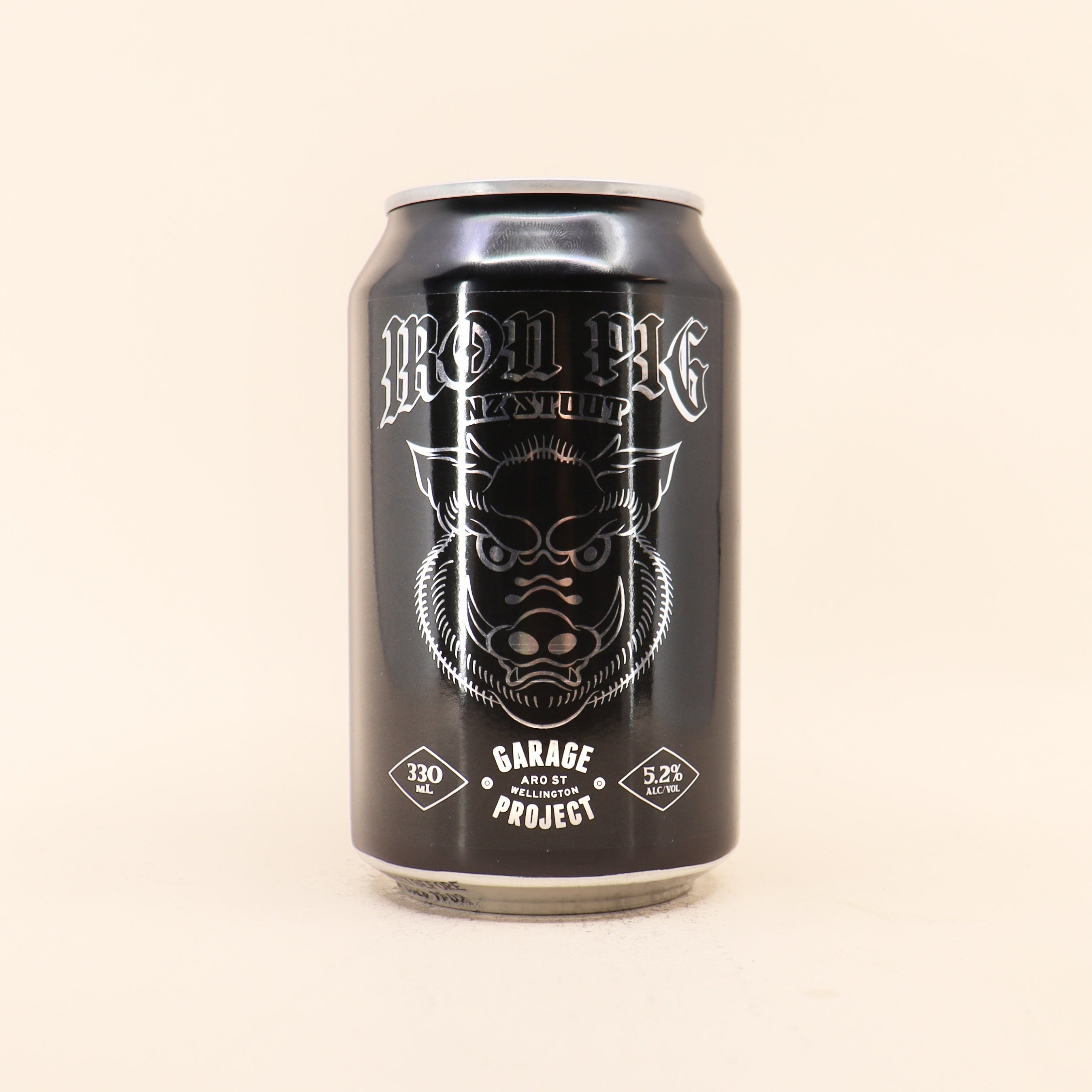 Garage Project Iron Pig NZ Stout Can 330mL – Beermash