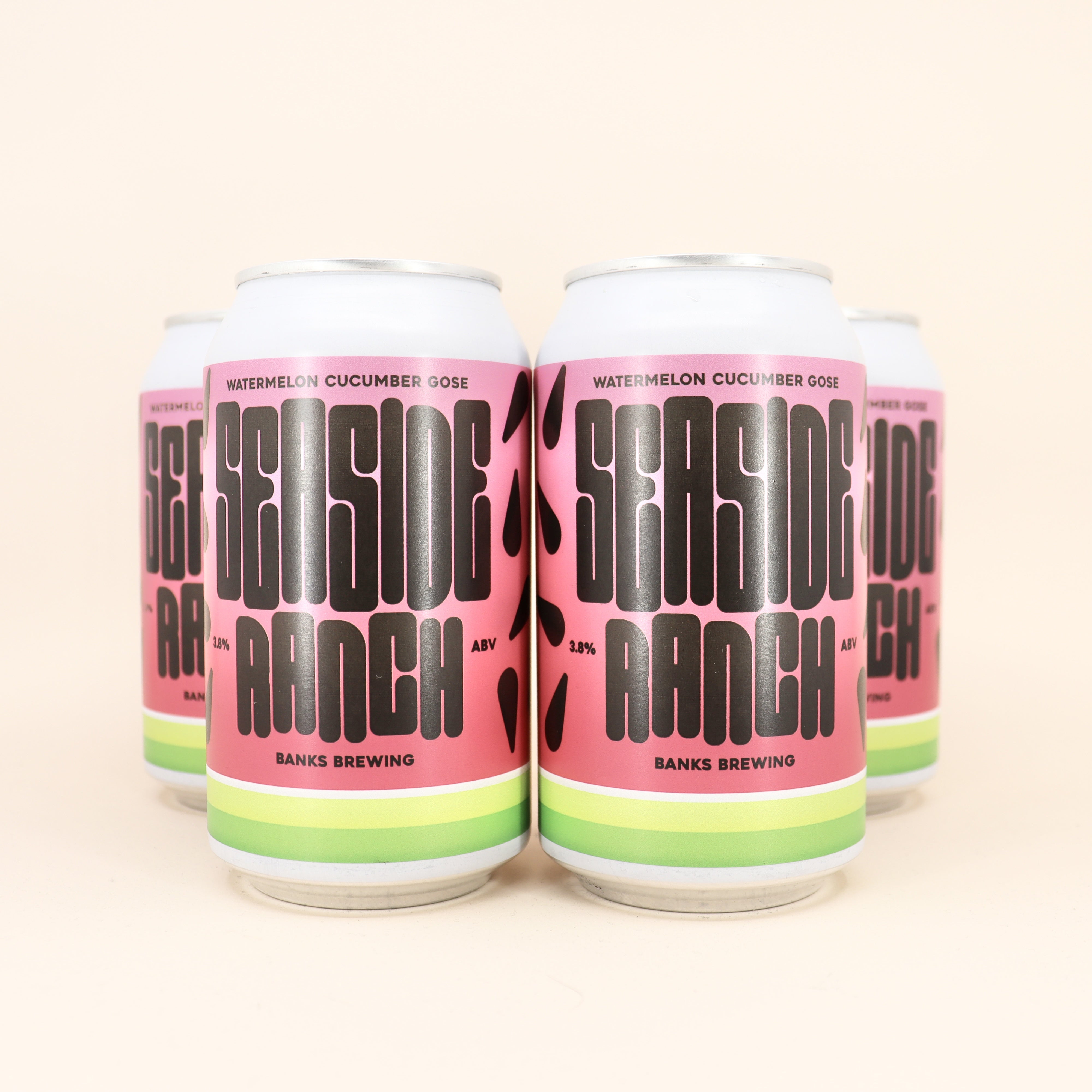 Banks Seaside Ranch Watermelon & Cucumber Gose Can 355ml 4 Pack – Beermash