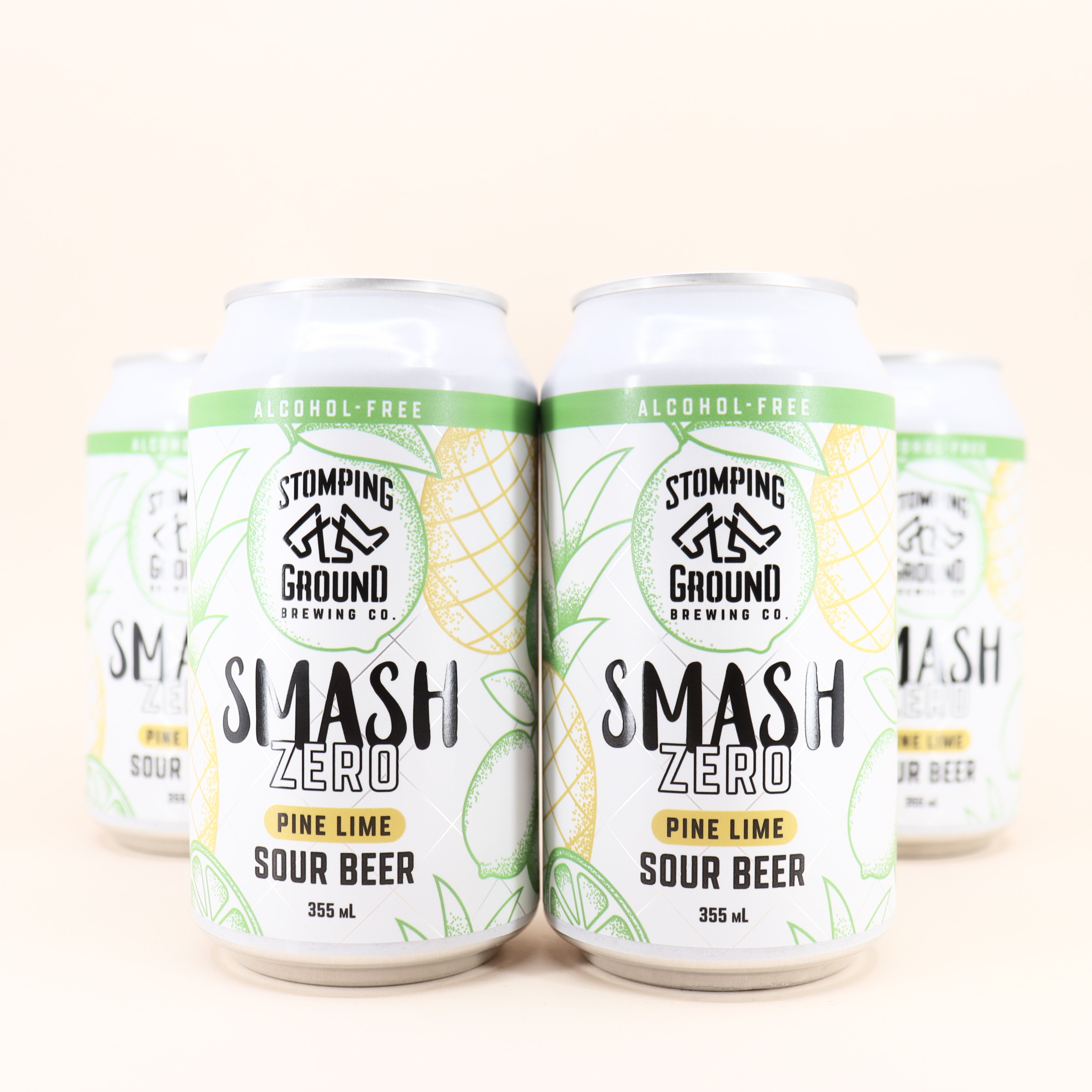 Stomping Ground Smash Zero Alcohol Free Pine & Lime Sour Can 355ml 4 P ...