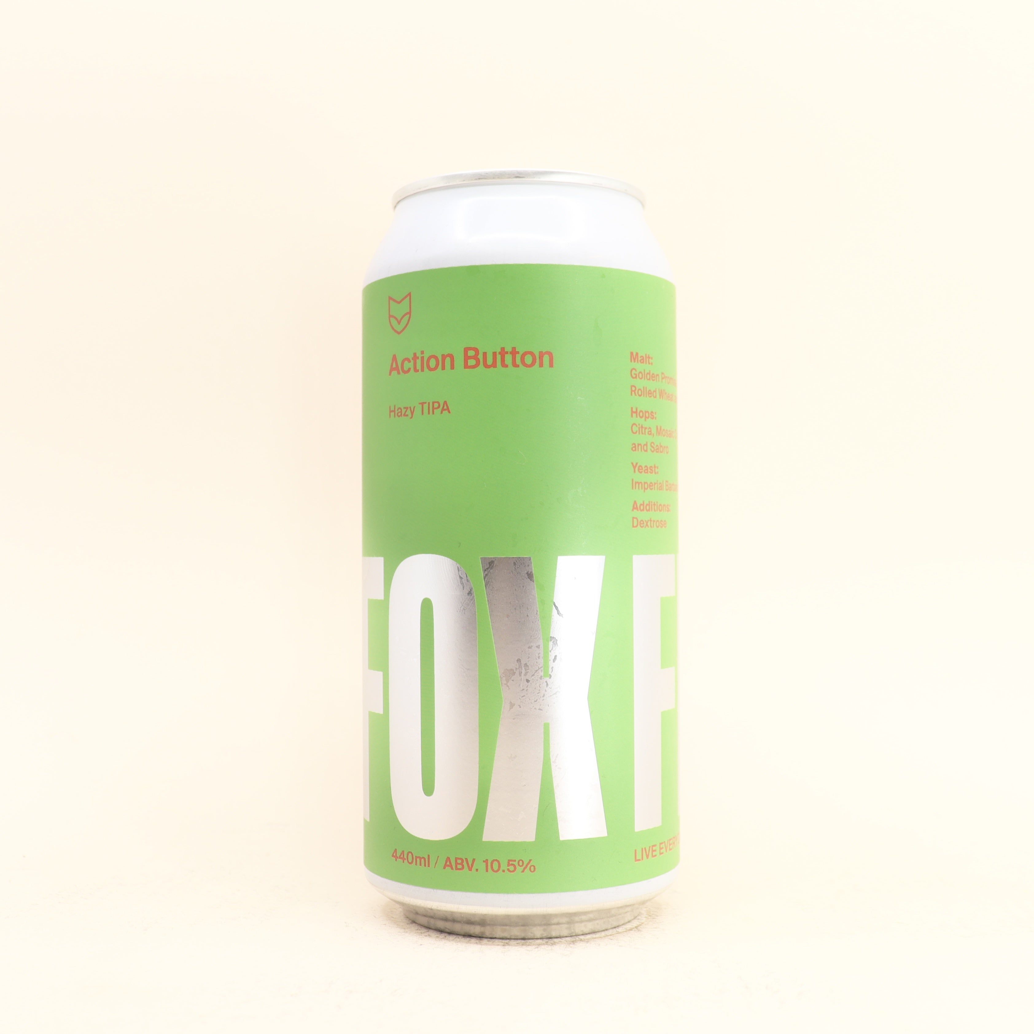 Fox Friday Action Button Hazy TIPA Can 440ml – Beermash