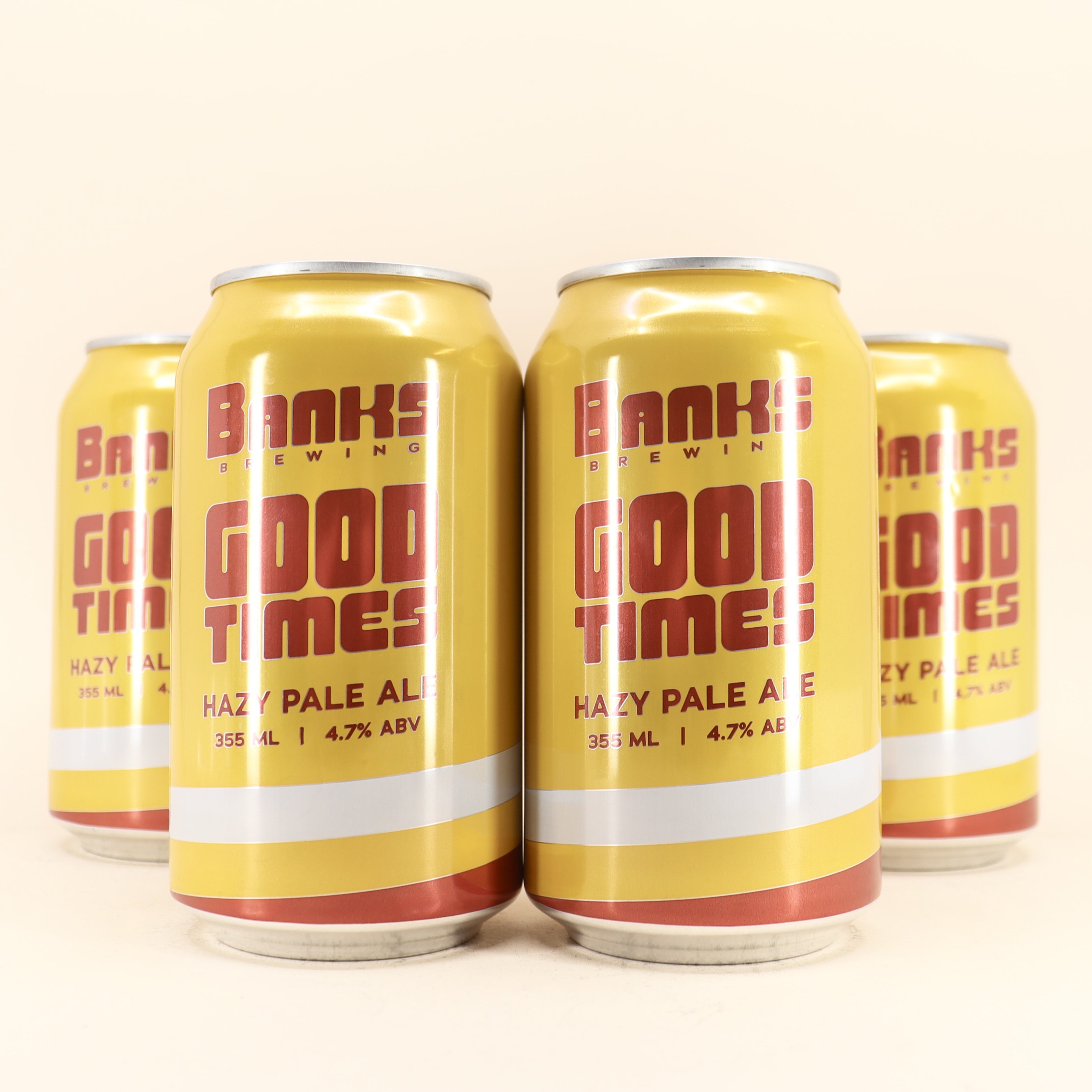 Banks Good Times Hazy Pale Can 355ml 4 Pack – Beermash