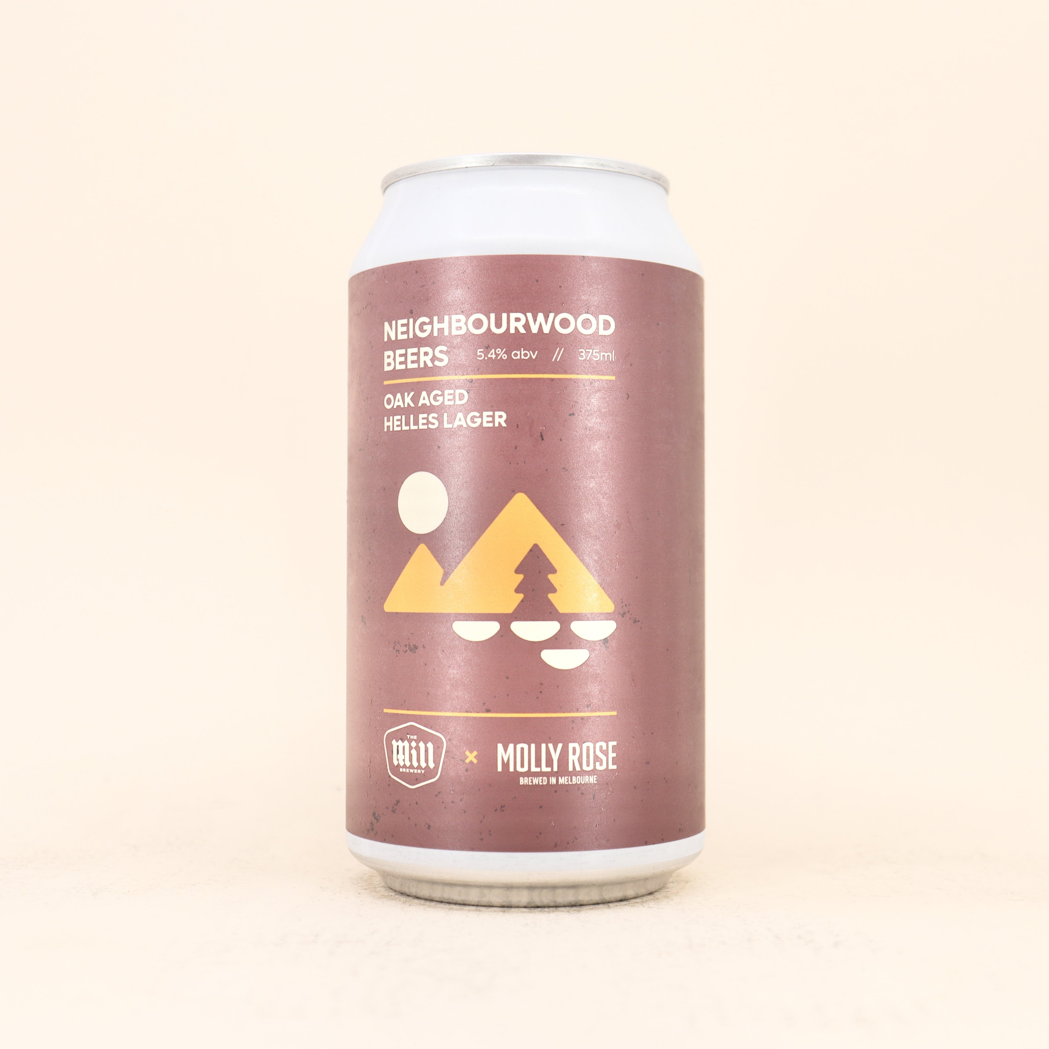 The Mill x Molly Rose Neighbourwood Oak Aged Helles Lager Can 375ml – Beermash