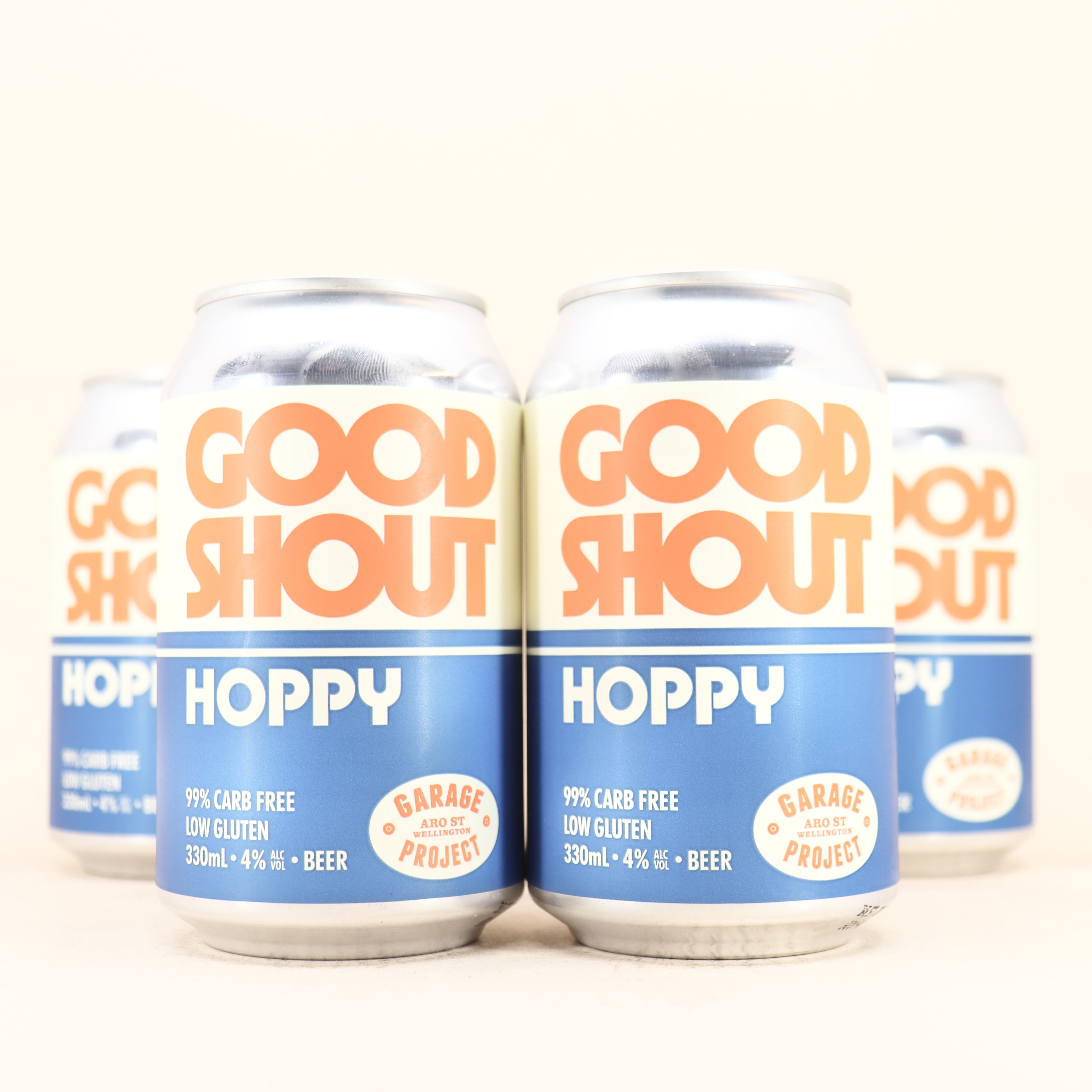 Garage Project Good Shout Low Carb Pale Can 330ml 4 Pack – Beermash