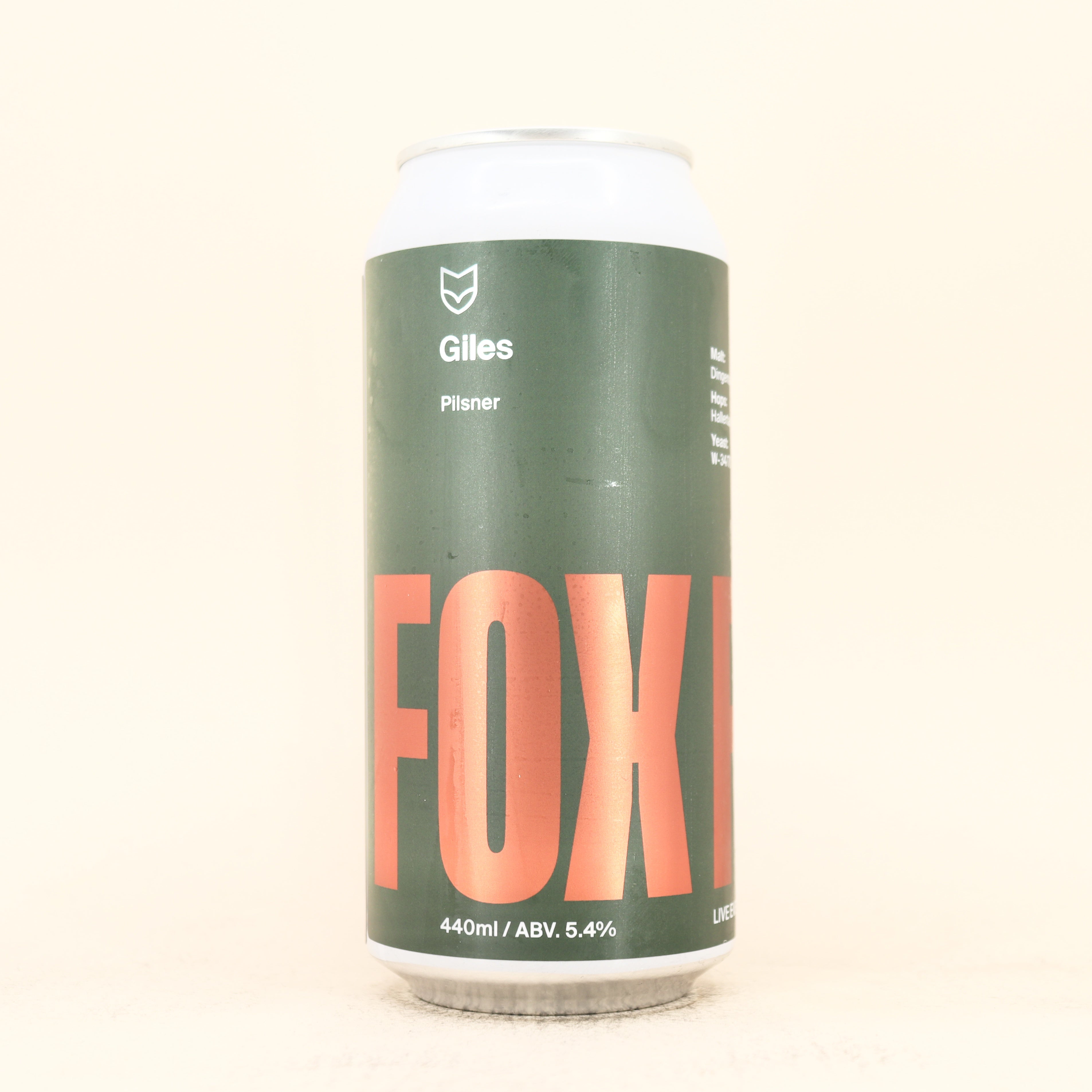 Fox Friday Giles Pilsner Can 440ml – Beermash