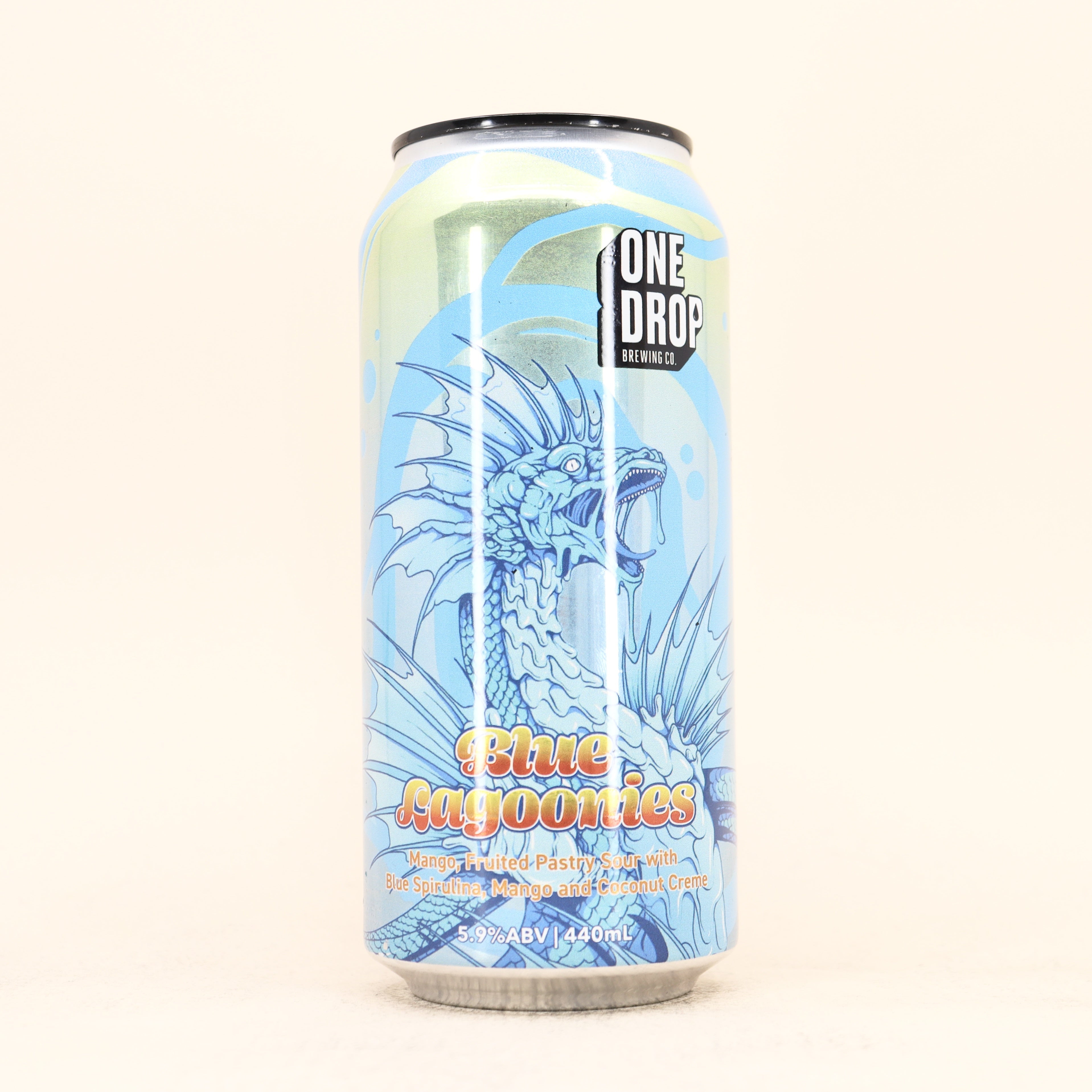 One Drop Blue Lagoonies Pastry Sour Can 440ml – Beermash