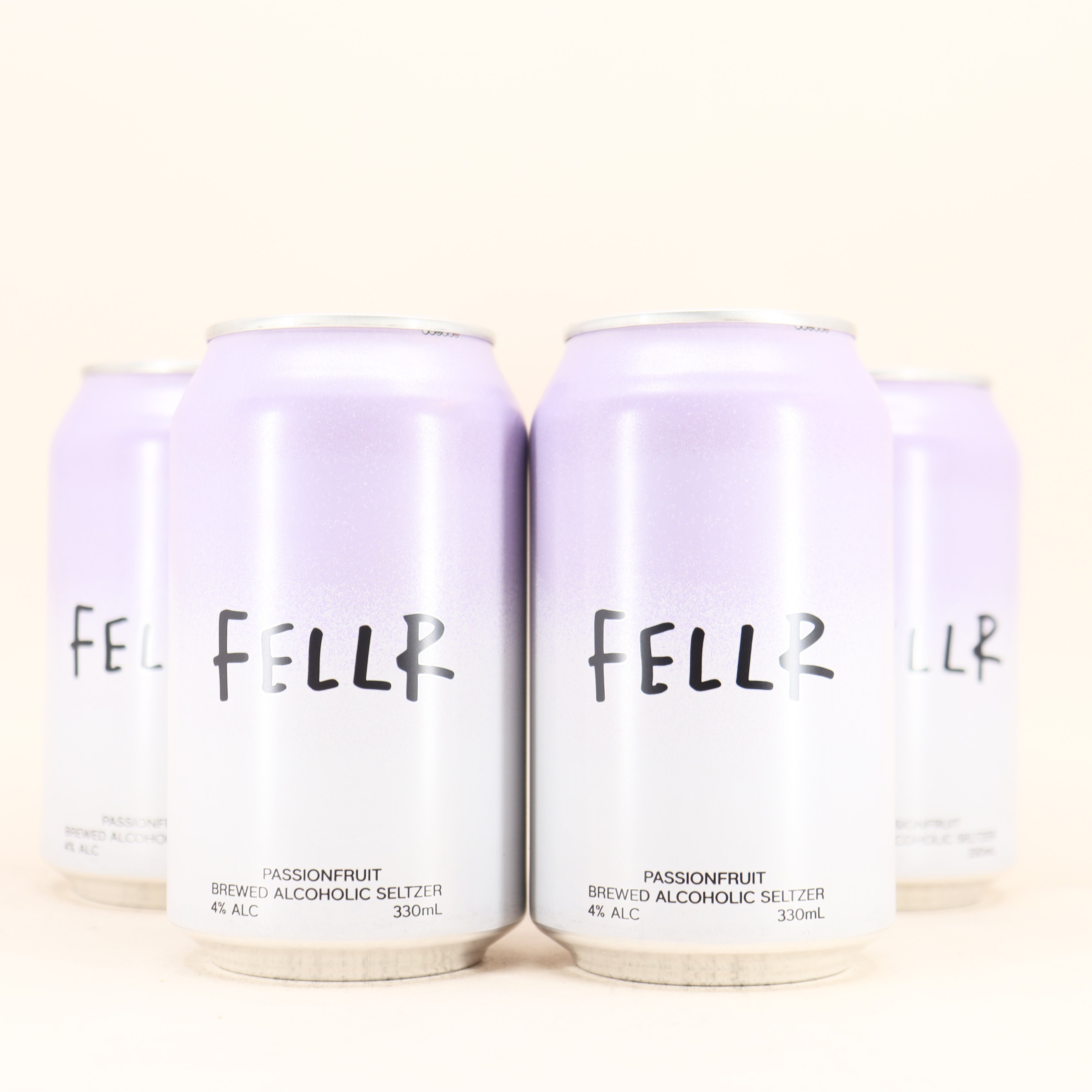 Fellr Passionfruit Seltzer Can 330ml 4 Pack – Beermash