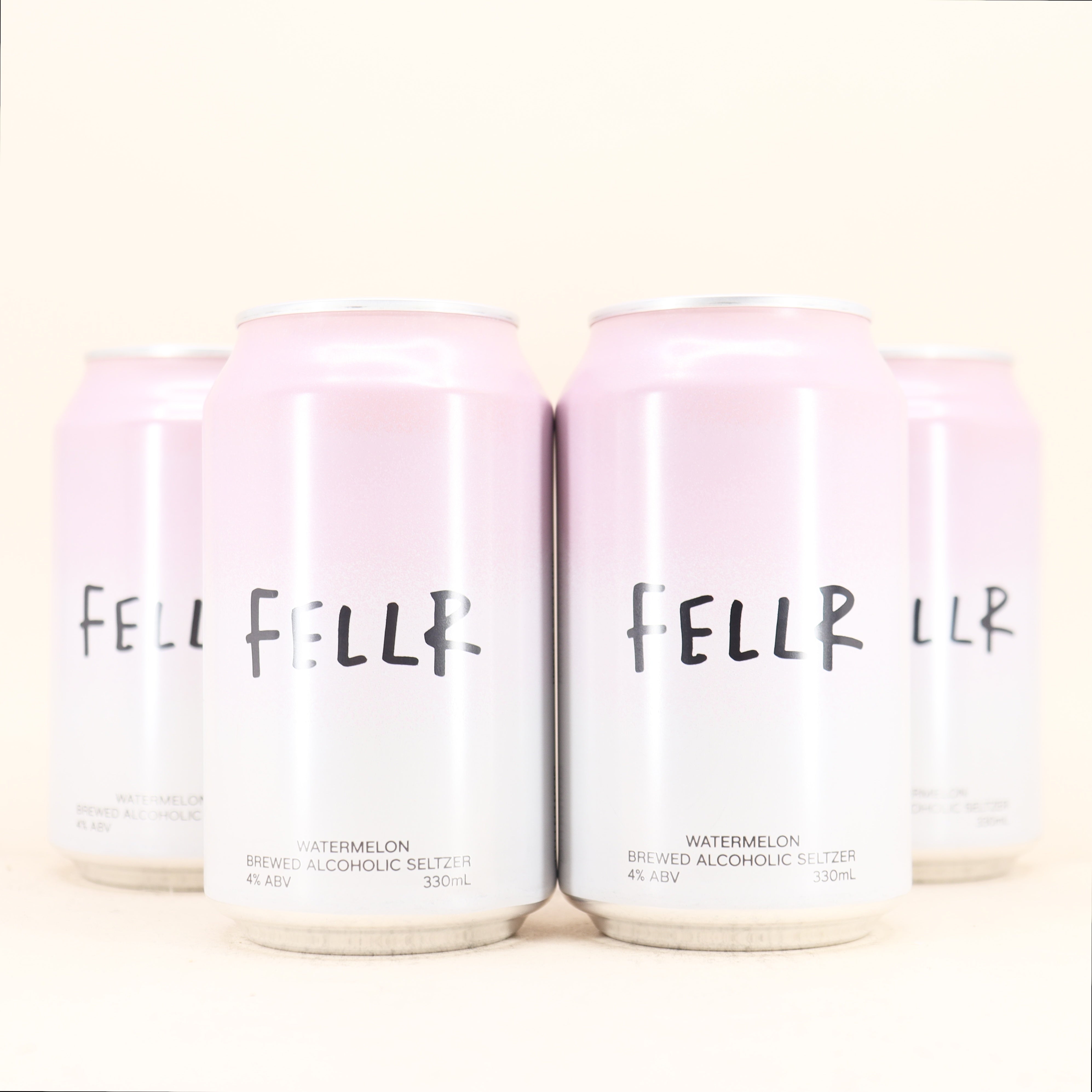 Fellr Watermelon Seltzer Can 330ml 4 Pack – Beermash
