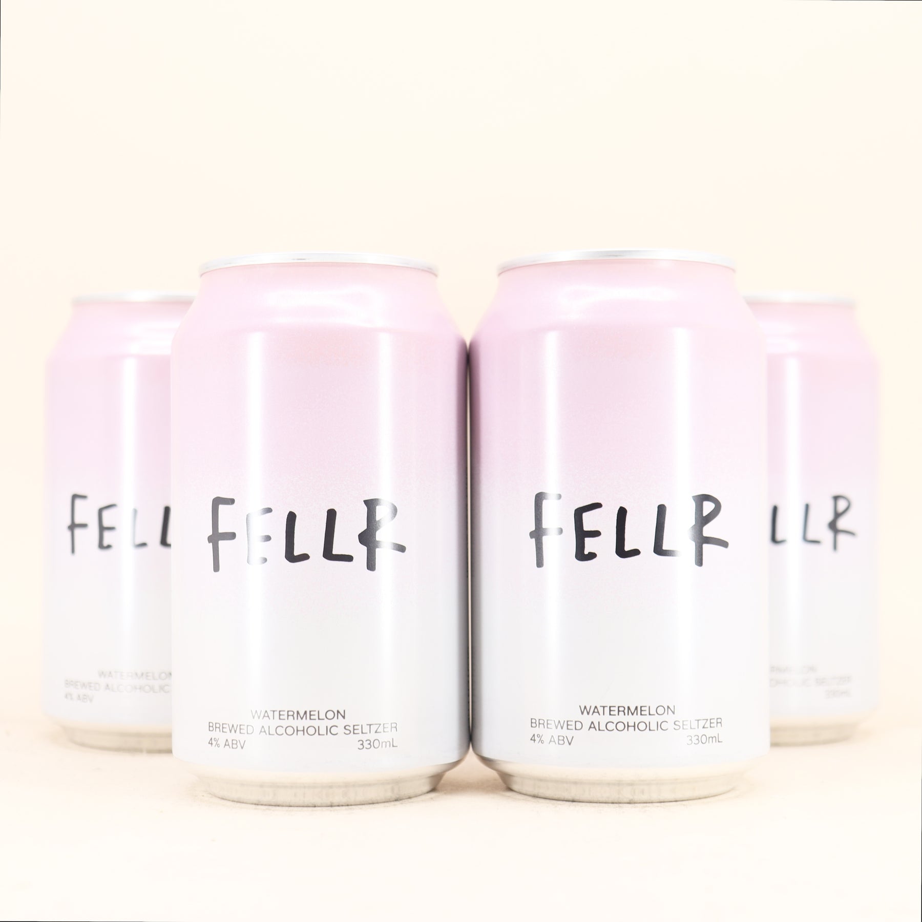 Fellr Watermelon Seltzer Can 330ml 4 Pack – Beermash