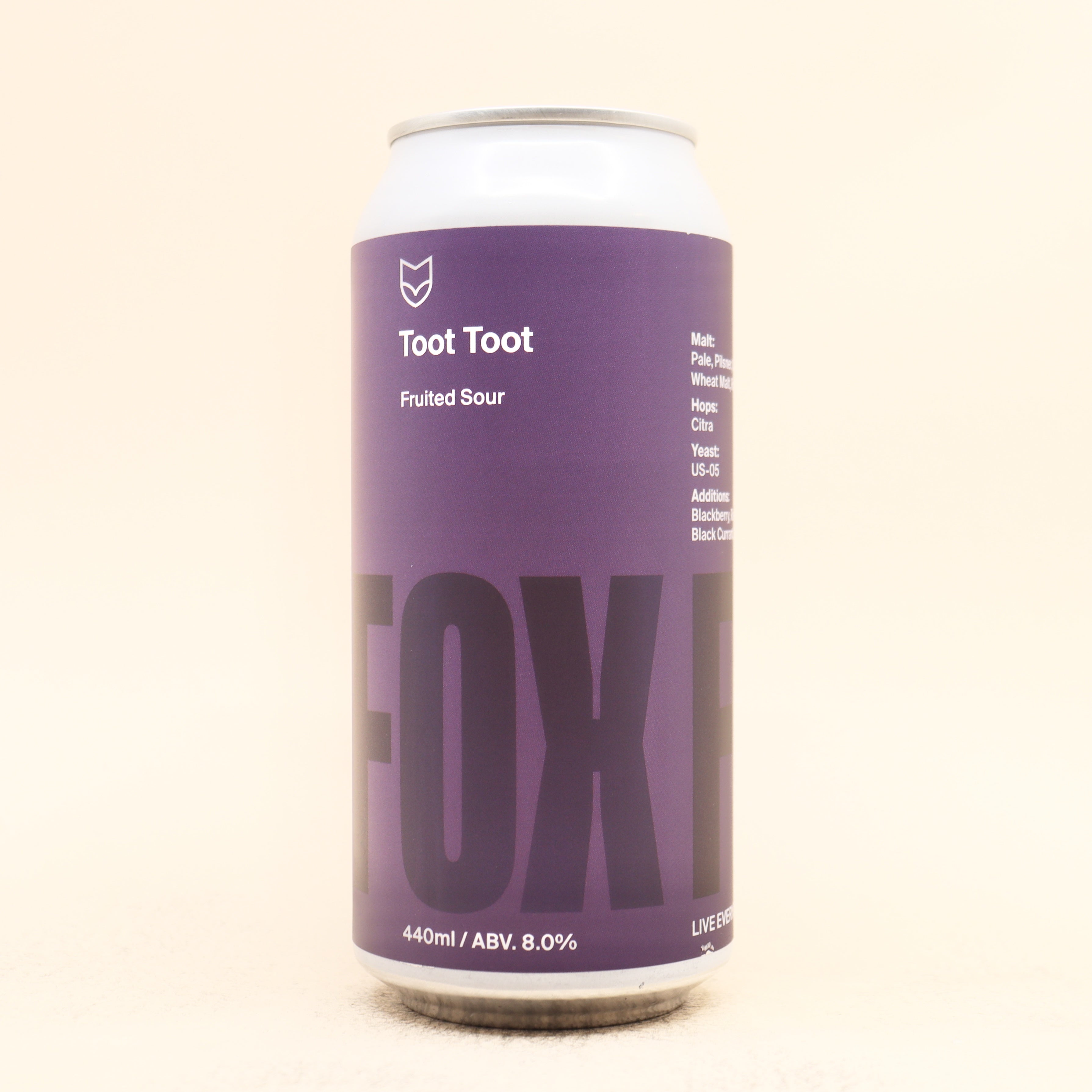 Fox Friday Toot Toot Fruited Sour Can 440ml – Beermash