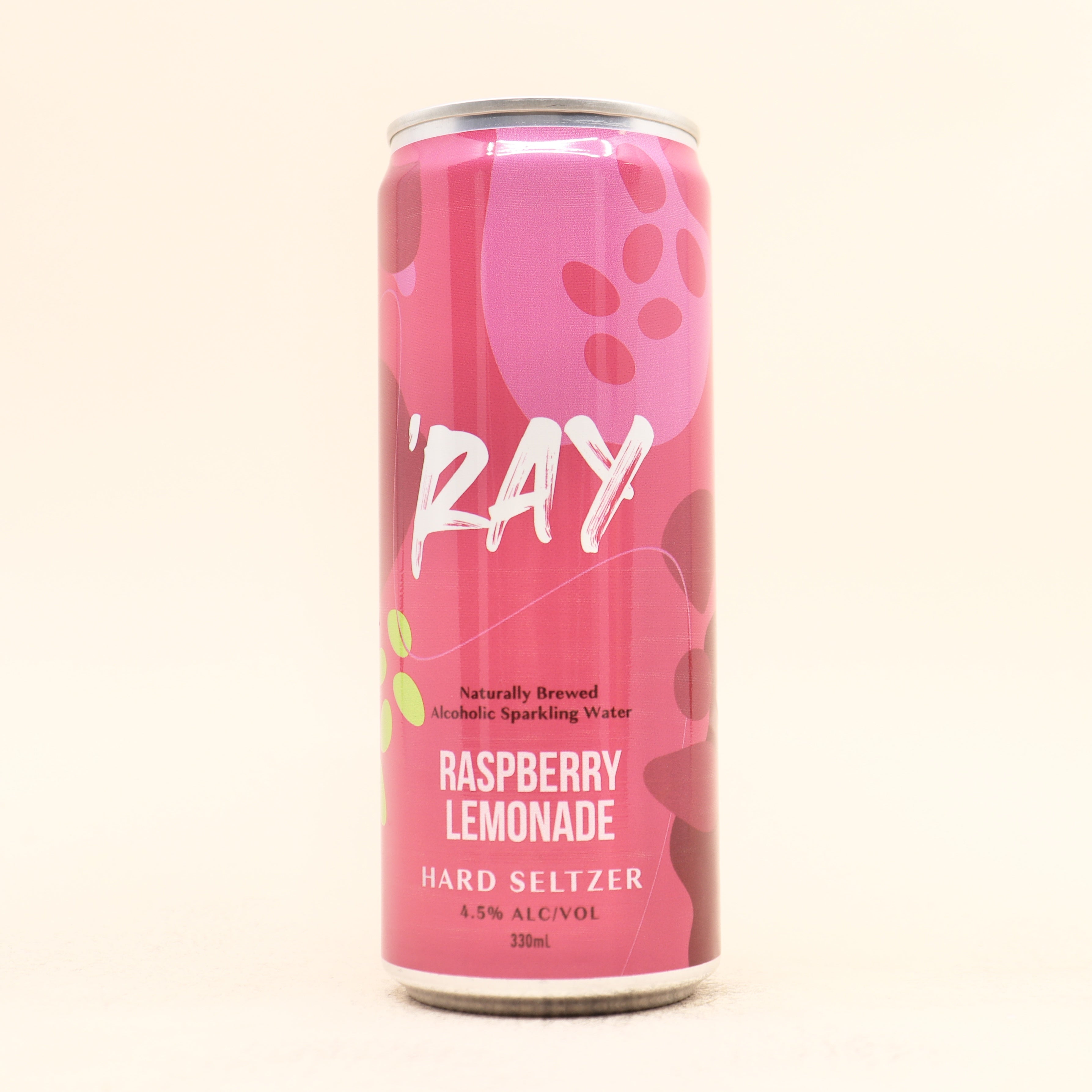 Hop Nation Ray Raspberry Lemonade Seltzer Can 330ml – Beermash