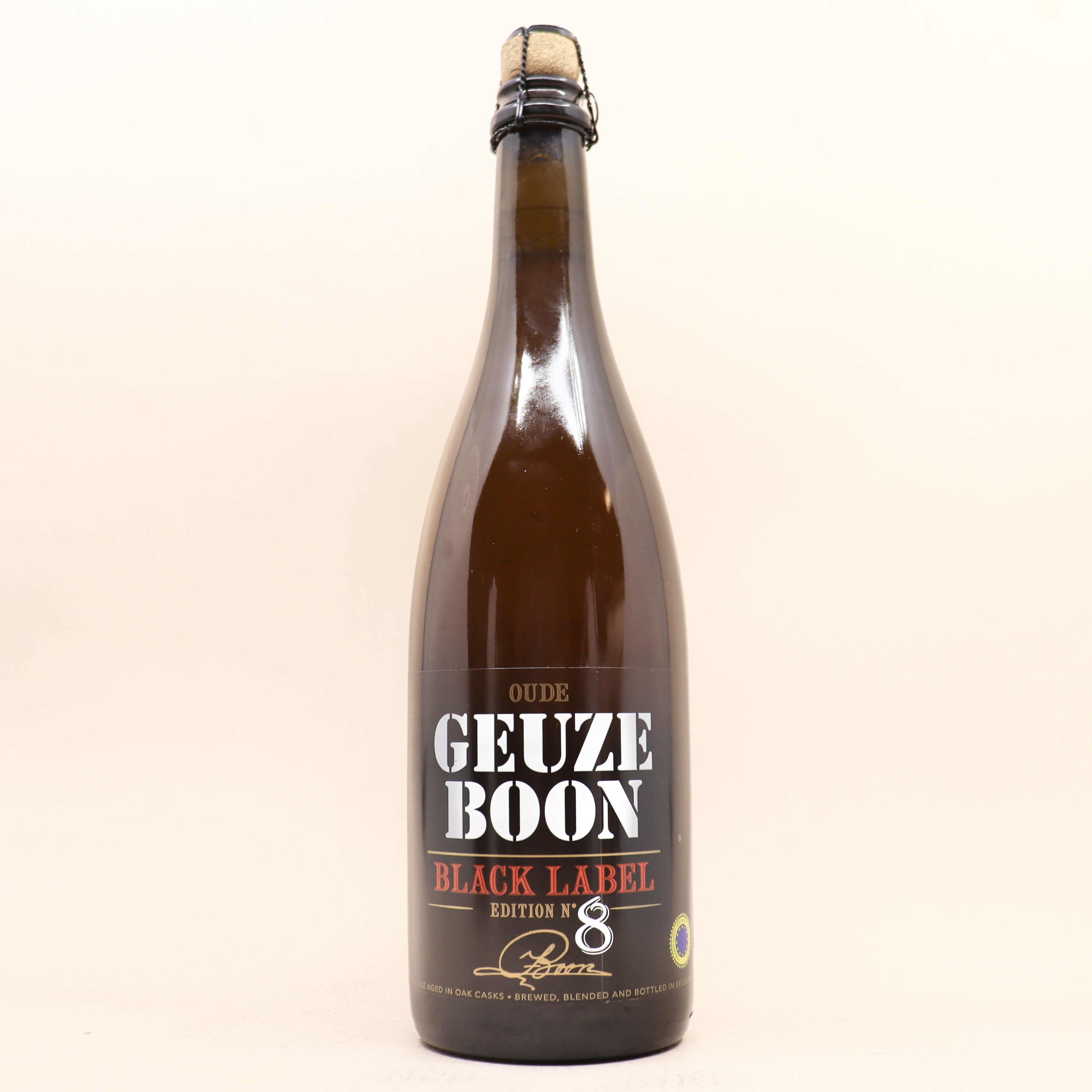 Boon Oude Geuze Boon Black Label 8 Bottle 750ml – Beermash