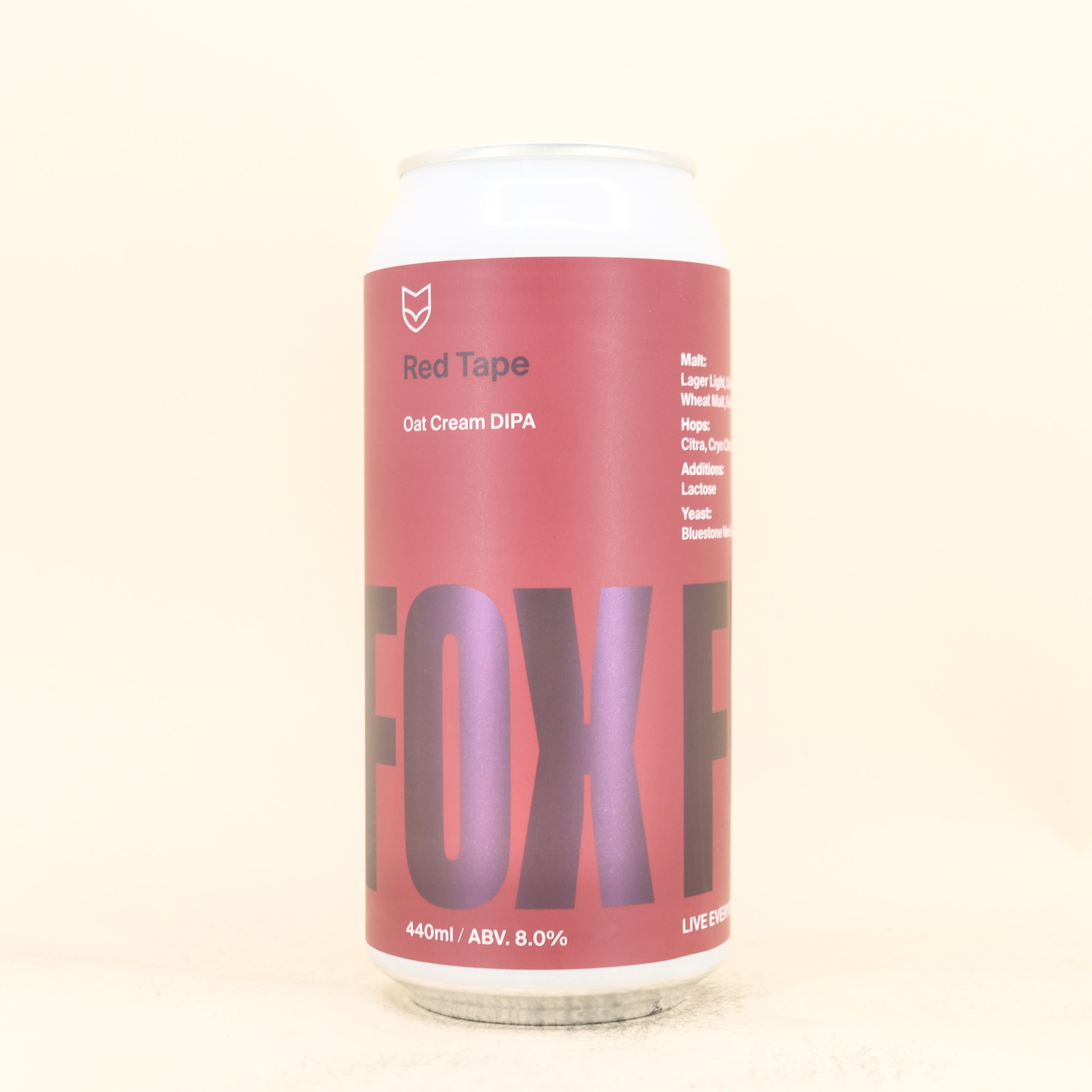 Fox Friday Red Tape Oat Cream IPA Can 440ml – Beermash