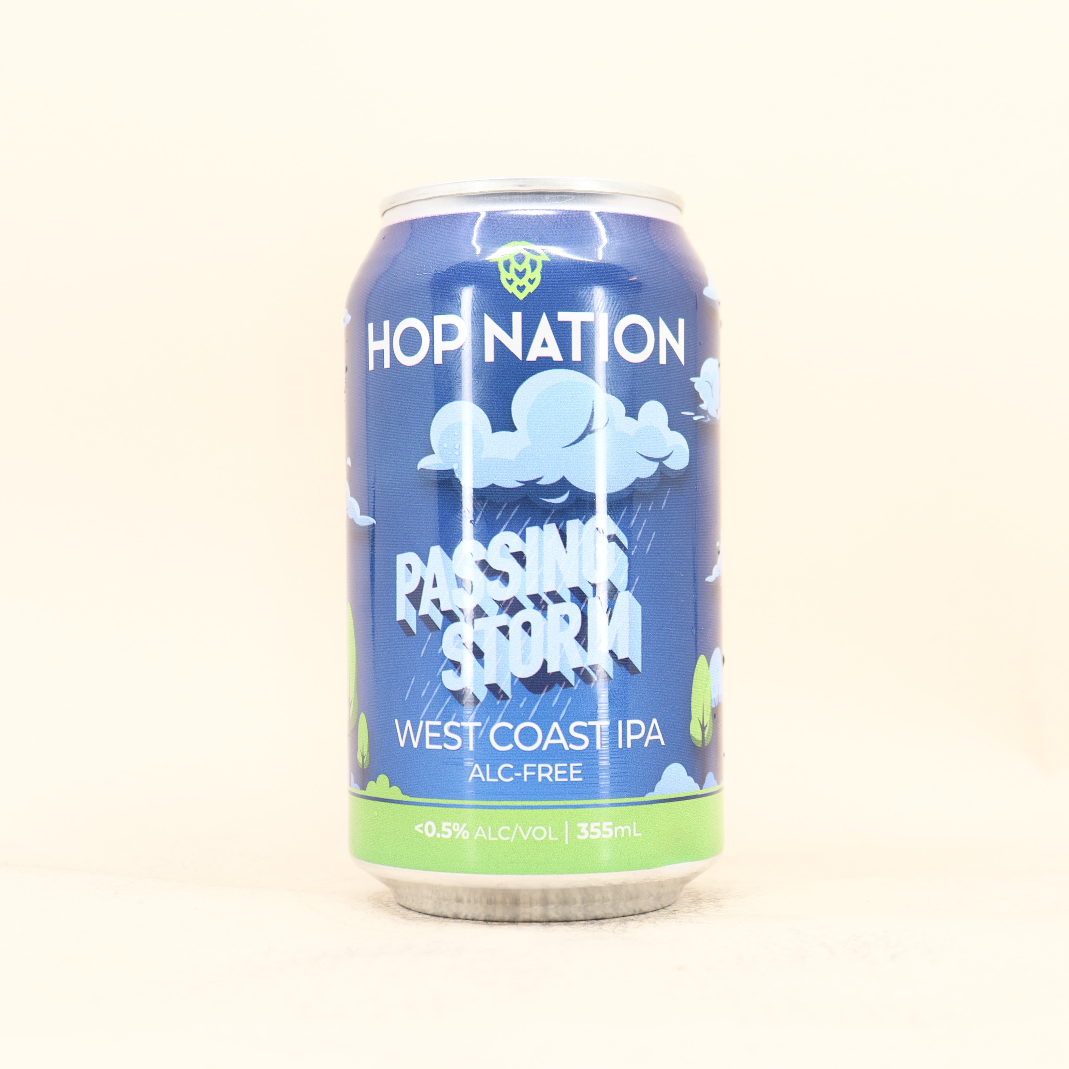 Hop Nation Passing Storm Non-Alcoholic West Coast IPA Can 355ml – Beermash