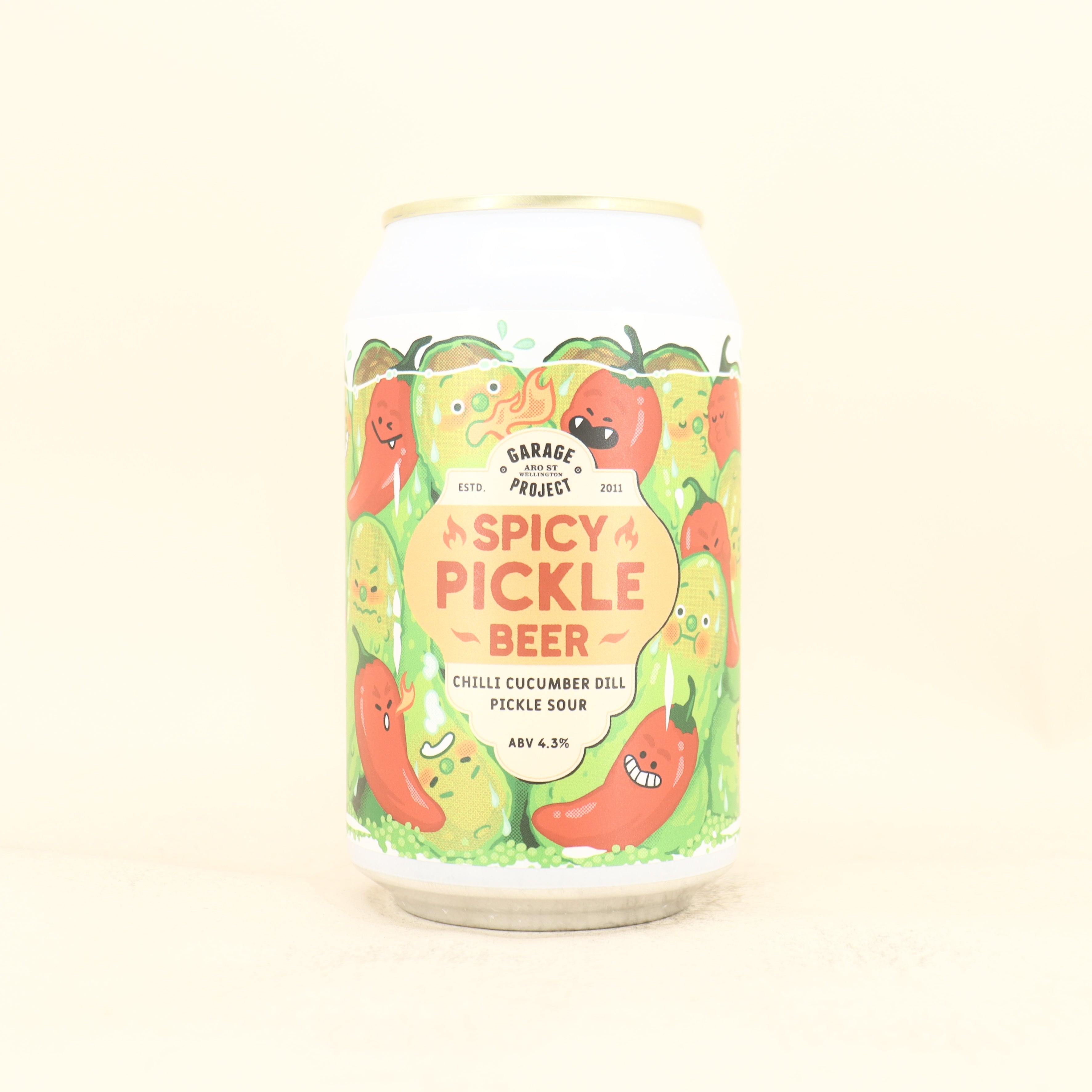 Garage Project Spicy Pickle Sour Can 330ml – Beermash