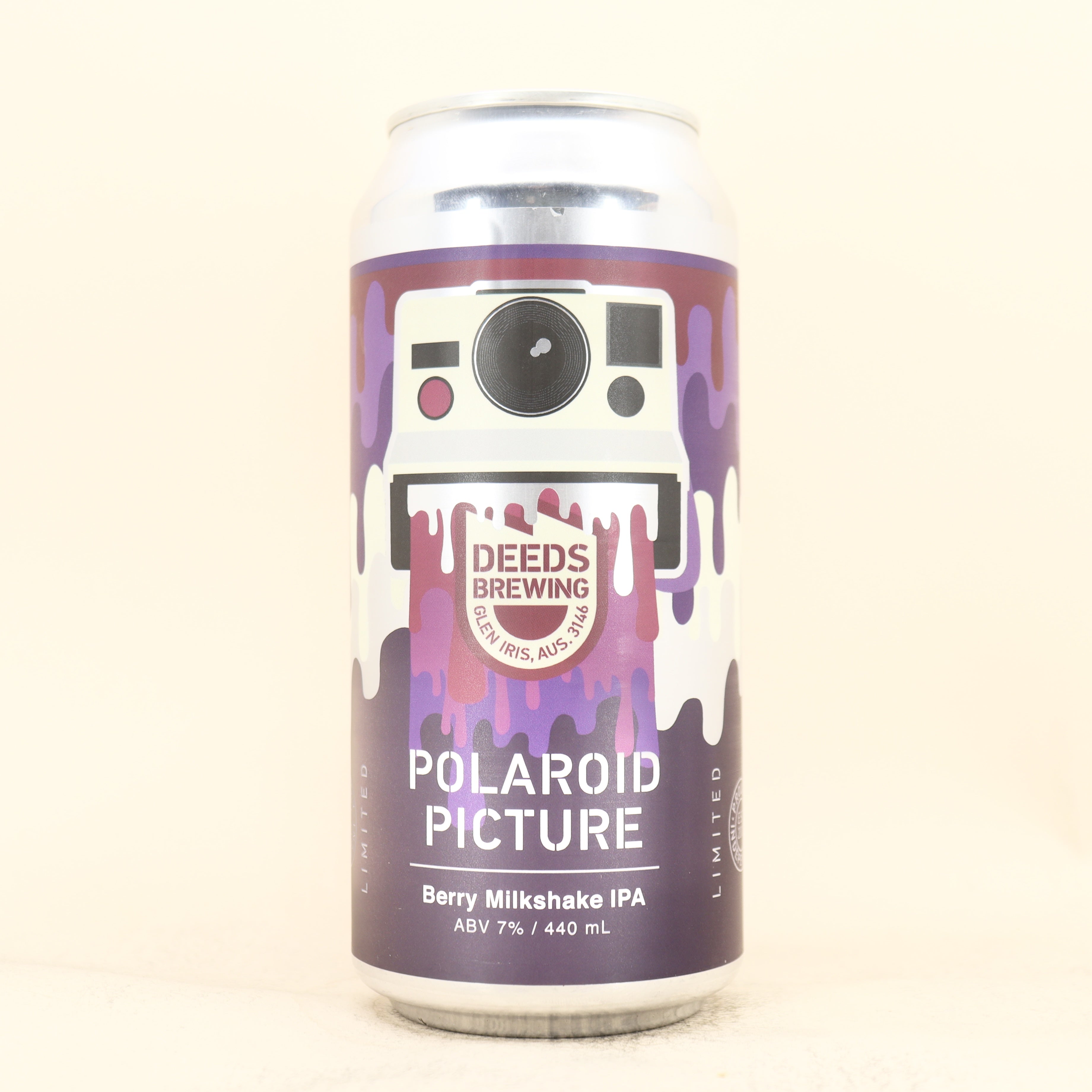 Deeds Polaroid Picture Berry Milkshake IPA Can 440ml – Beermash