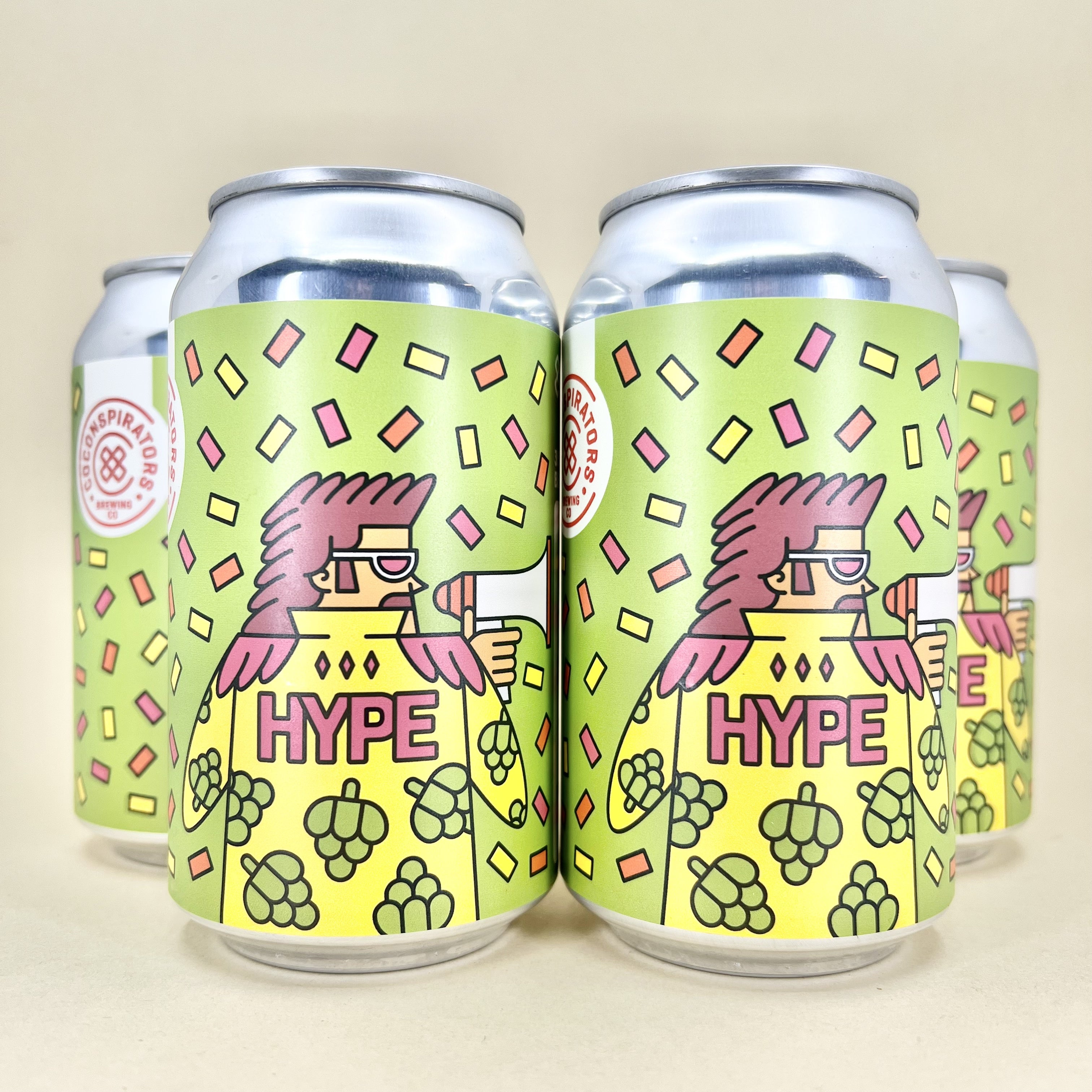 CoConspirators The Hype Man Hazy Pale Can 355ml 4 Pack – Beermash