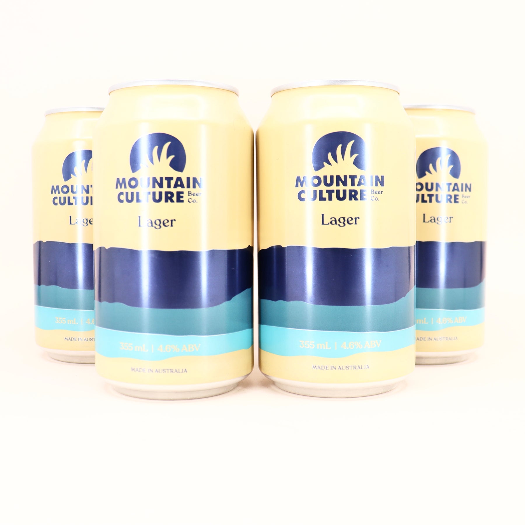 Mountain Culture Lager Can 355ml 4 Pack – Beermash